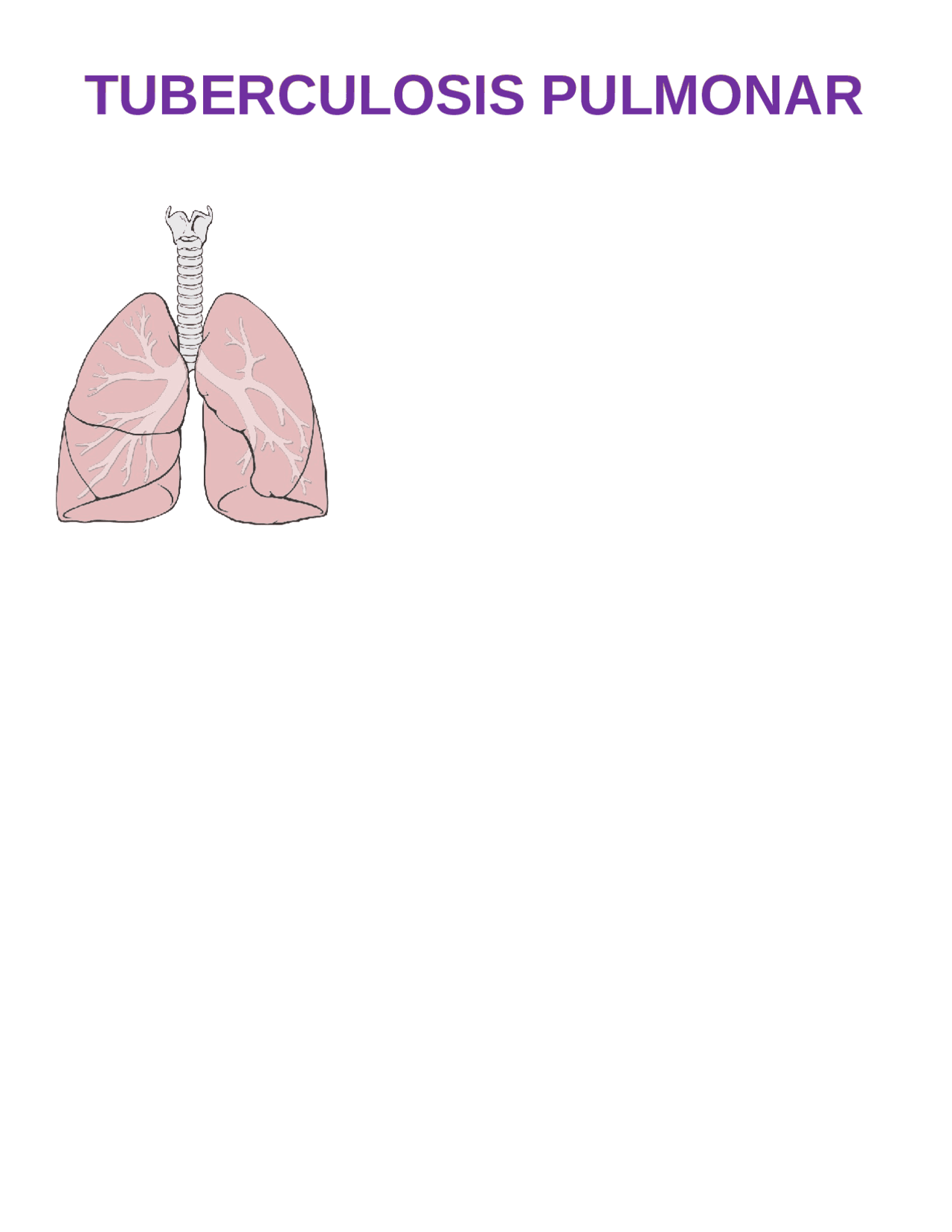 Tuberculosis Pulmonar Docsity