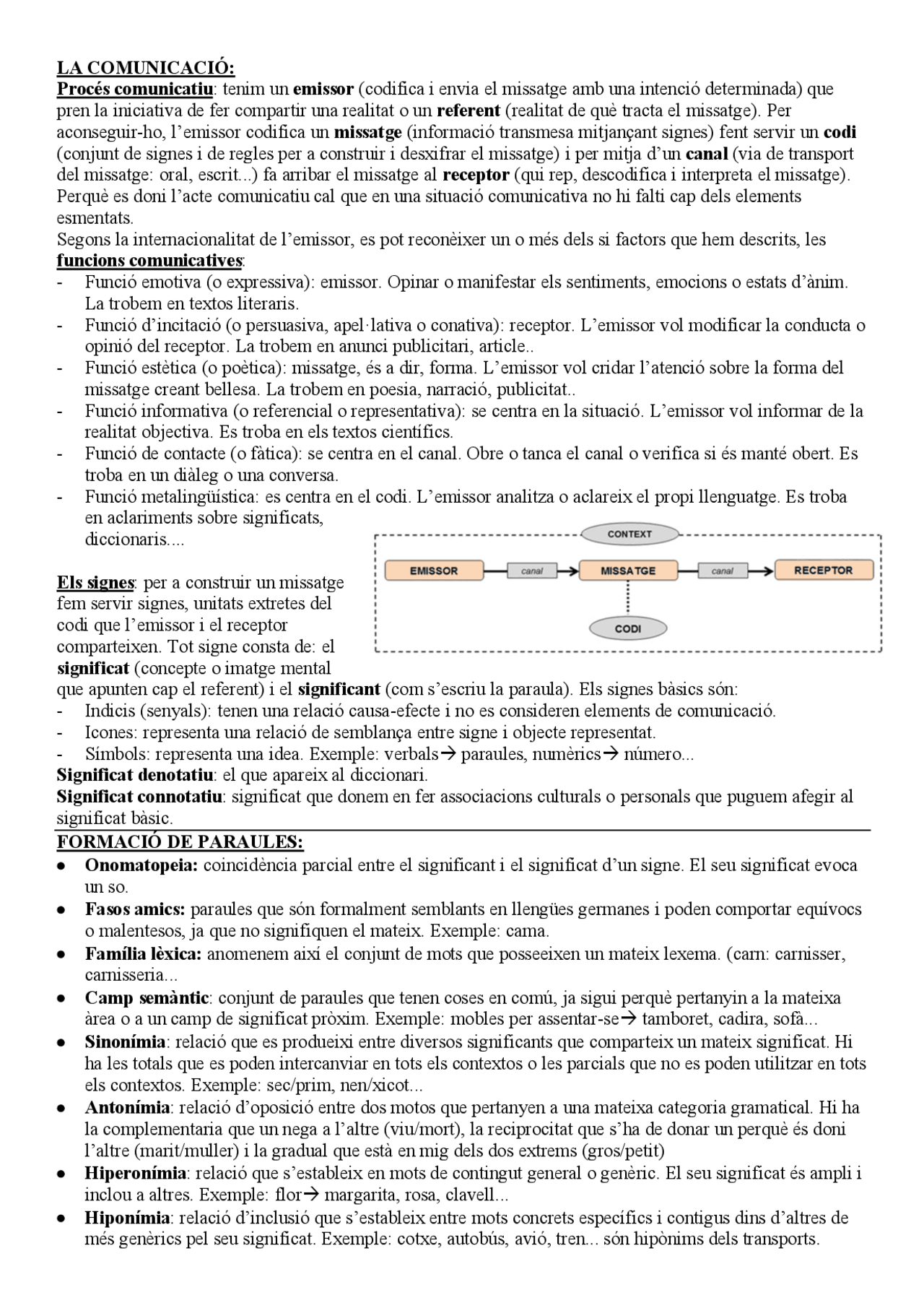 Resum Català Selectivitat Docsity