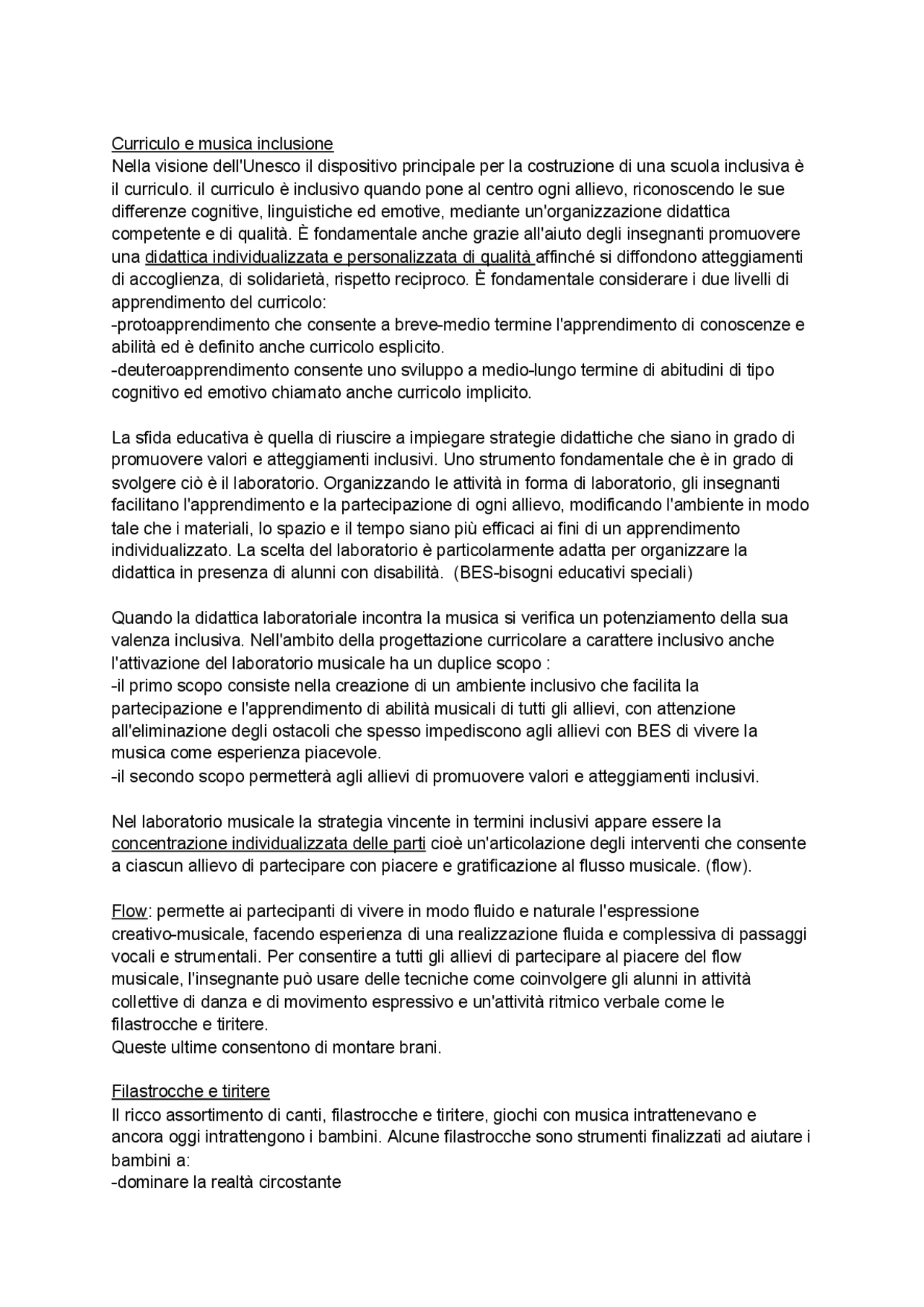 Didattica Del Gioco E Dellanimazione Docsity
