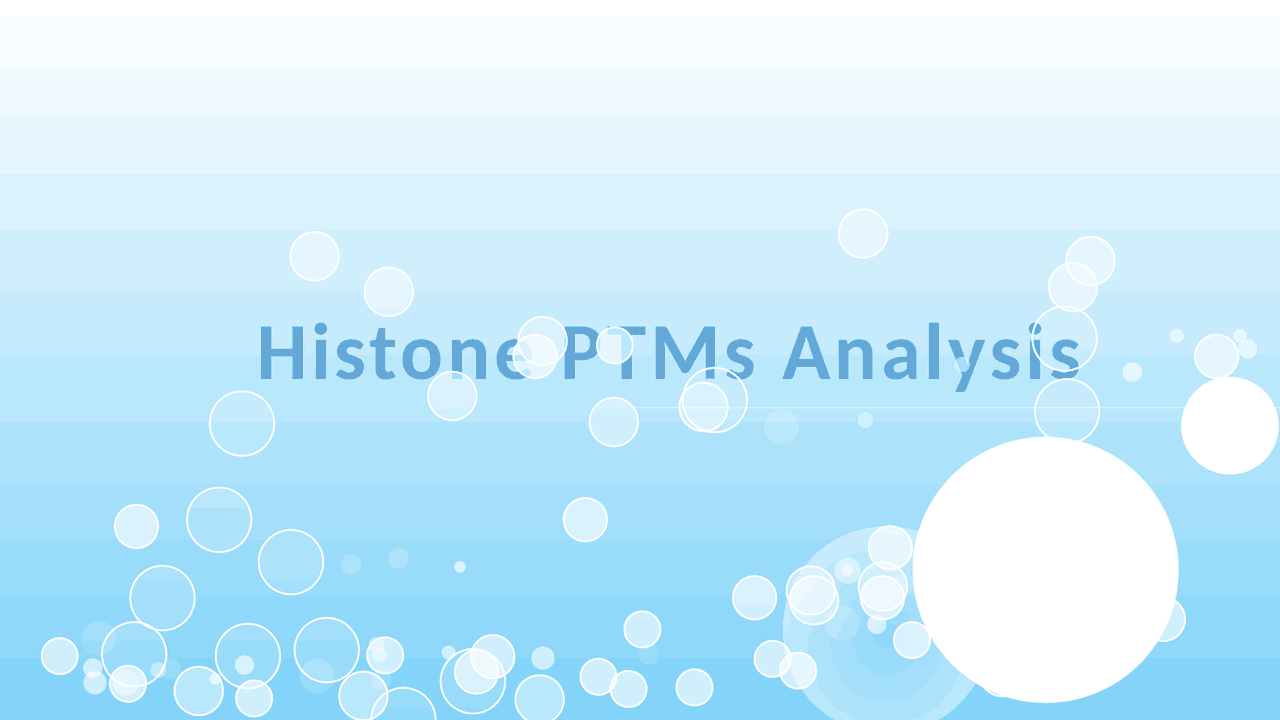 Analyzing Histone PTMs: Identifying & Quantifying Epigenetic Marks with ...