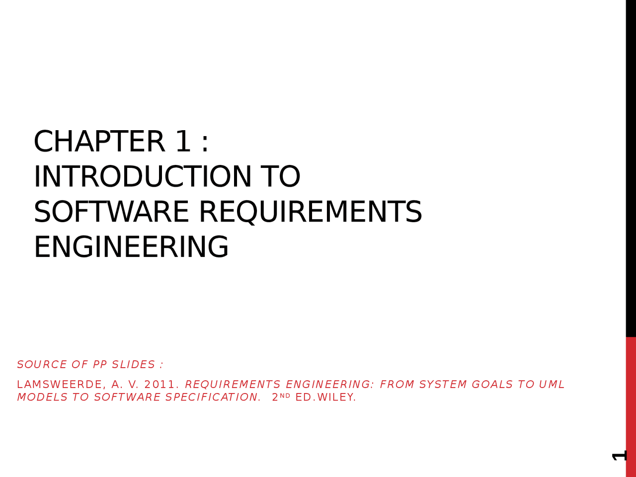 Software Requirement Engineering - Docsity