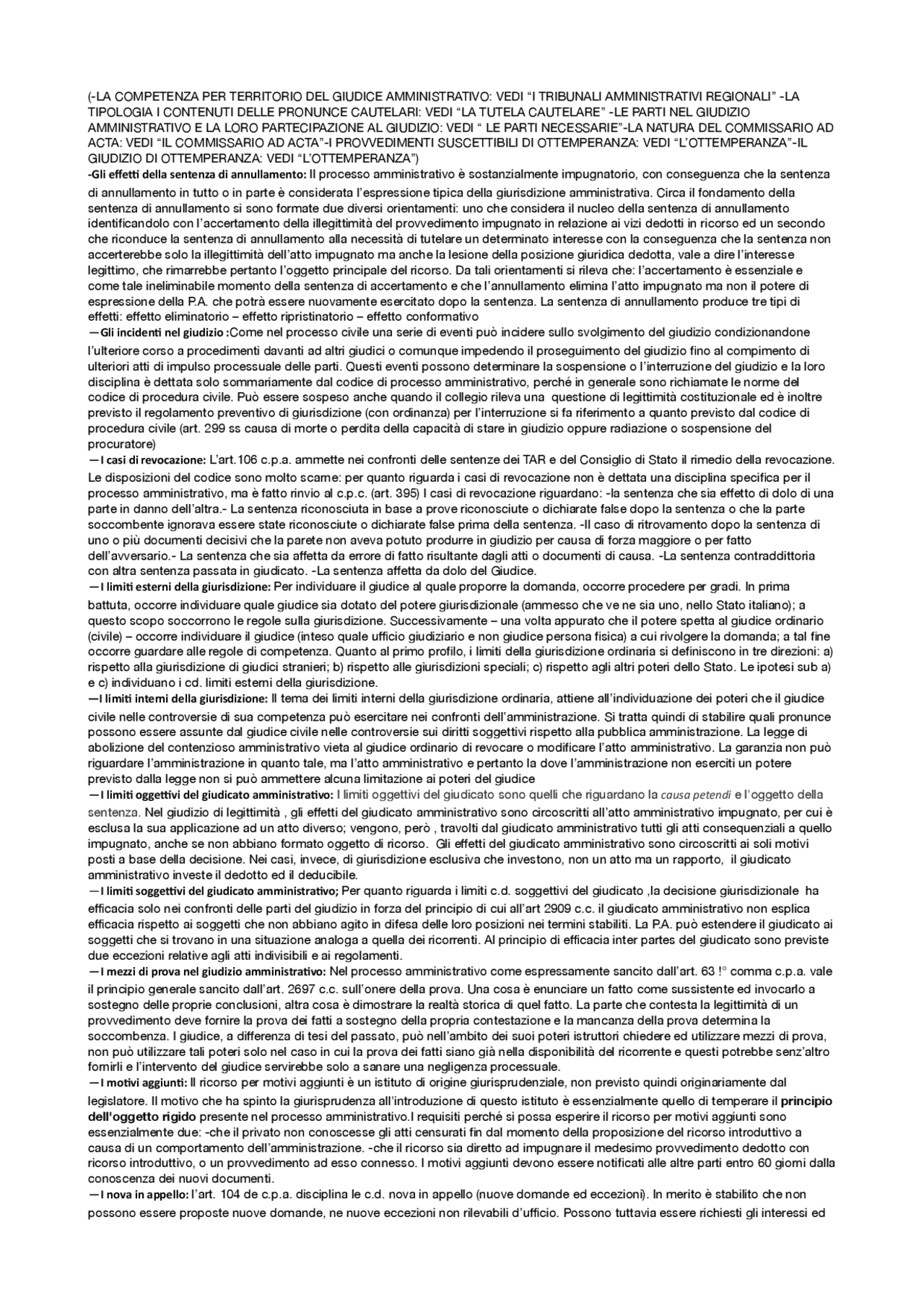 Diritto Amministrativo 2 Risposte Aperte In Ordine Alfabetico Docsity