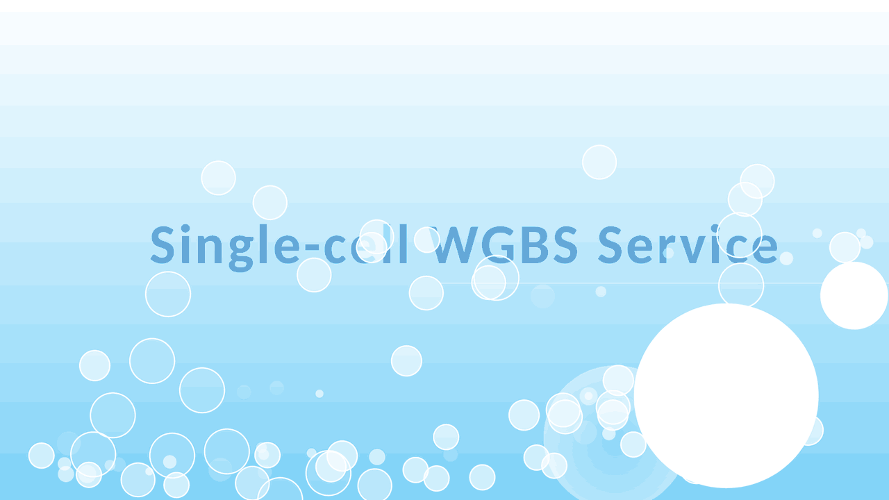 Single-cell WGBS Service - Docsity