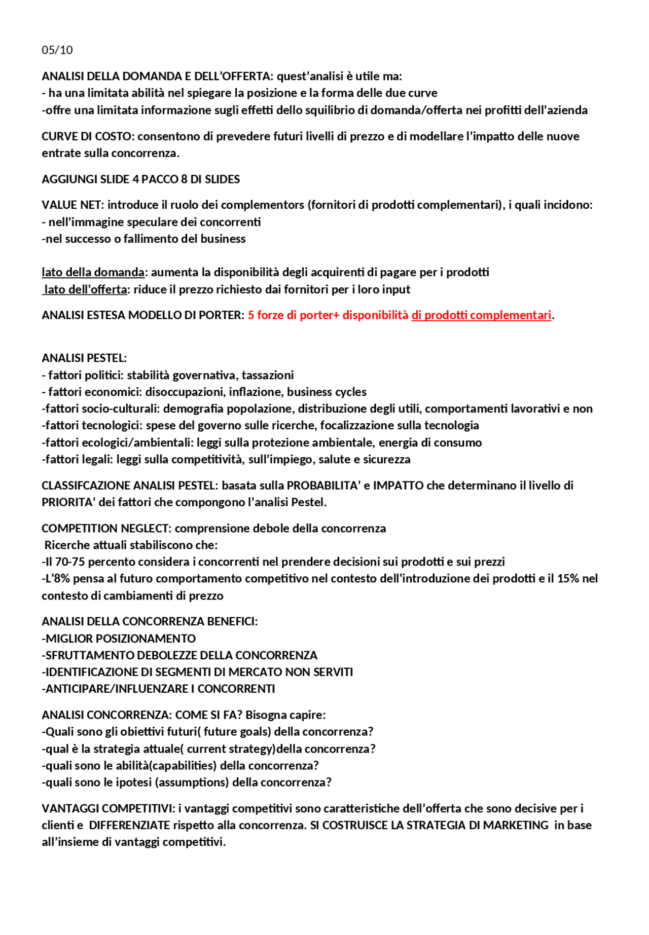 Marketing Appunti Inziali Appunti Di Marketing Docsity