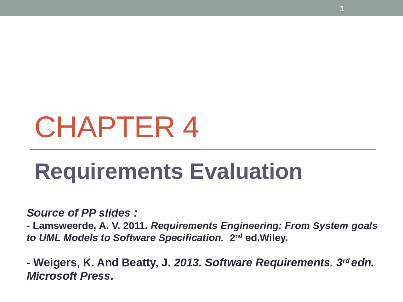 Software Requirement Engineering Docsity