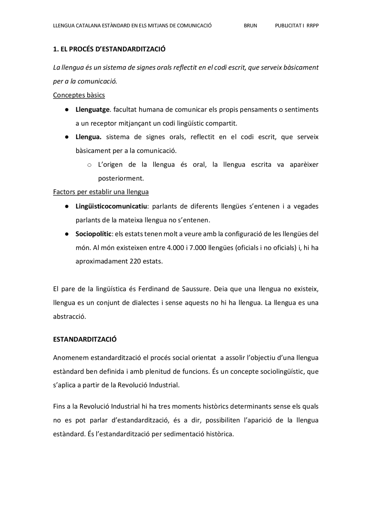 Apunts Català Primer Parcial Docsity