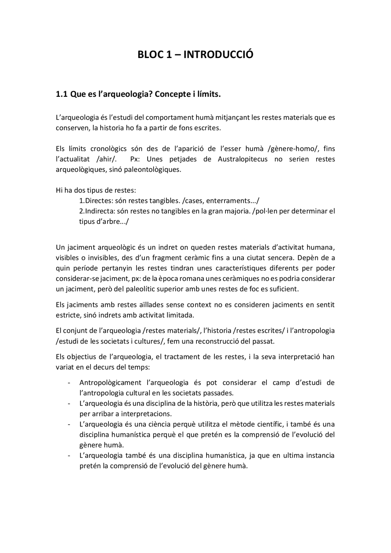 Bloc 1 Introducció Docsity