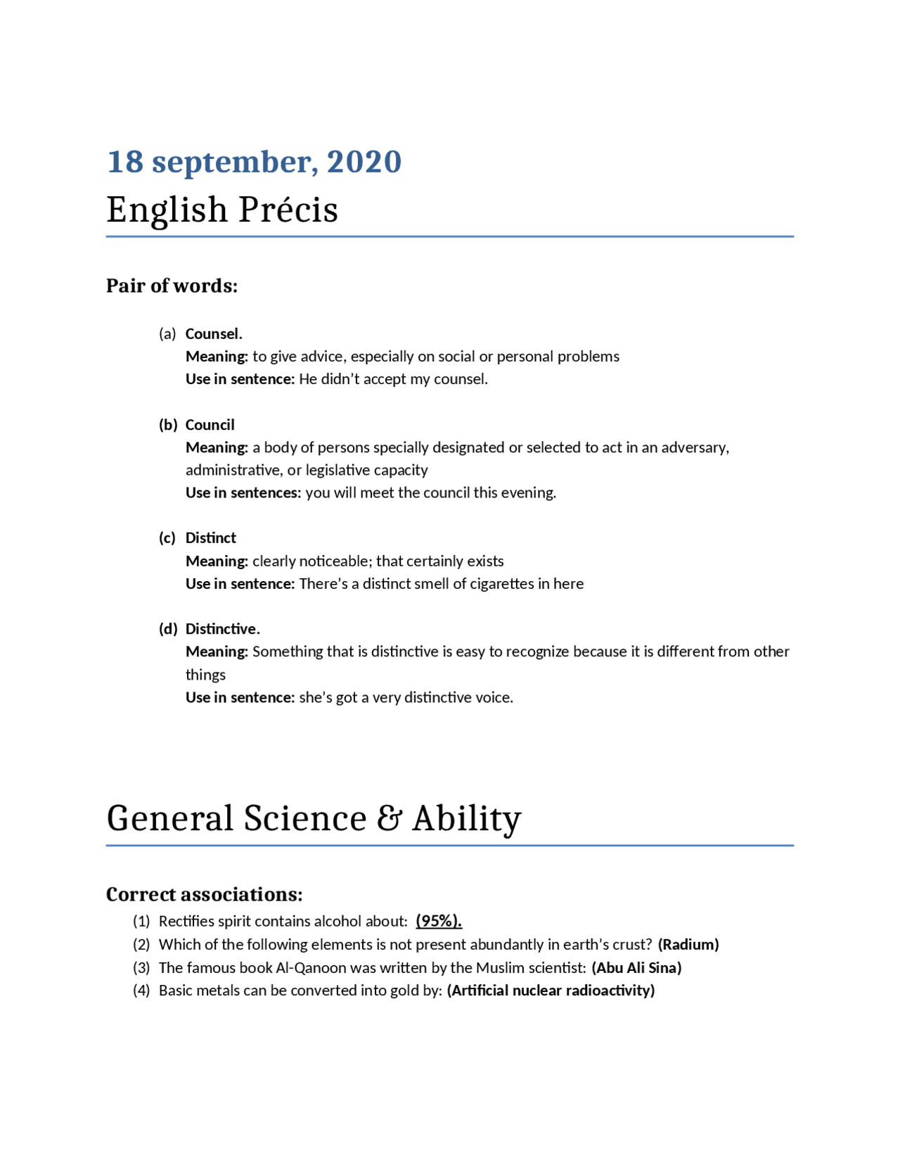 Precis And Composition Docsity