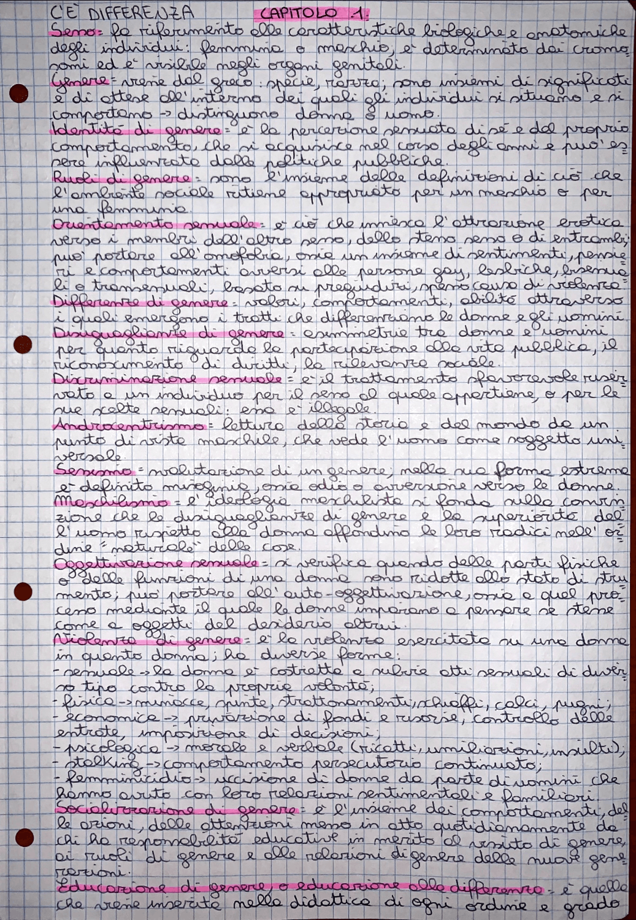 Cè Differenza Riassunto Docsity