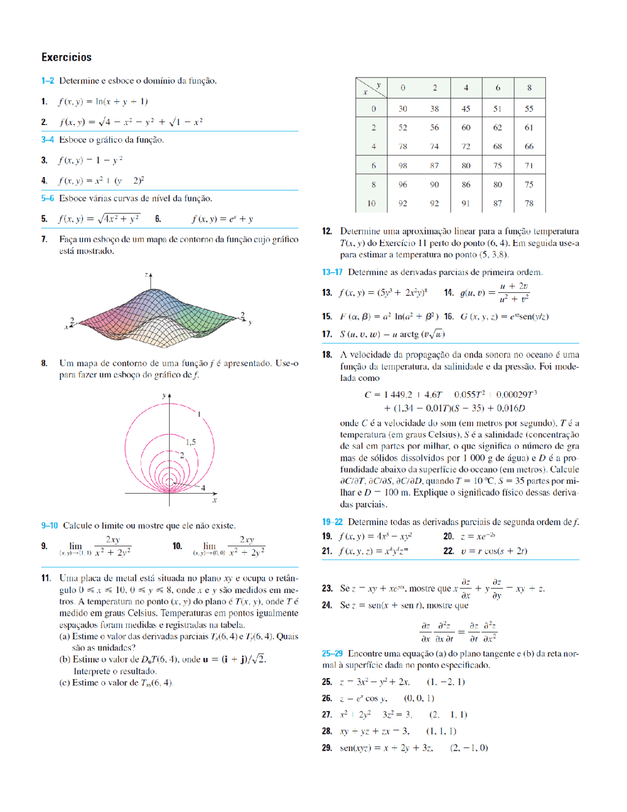 Exercícios de Cálculo 2 - Docsity