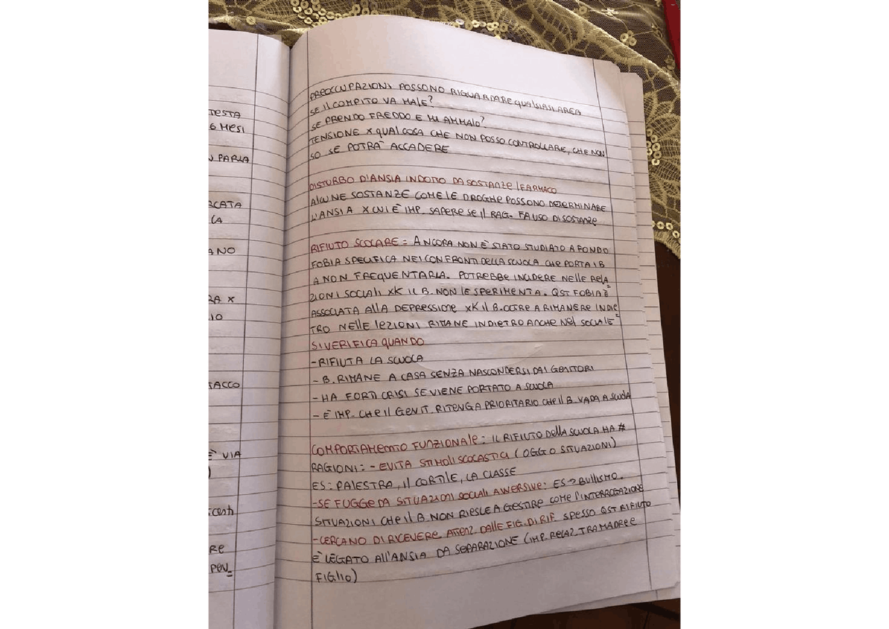 Psicopatologia Dello Sviluppo Docsity