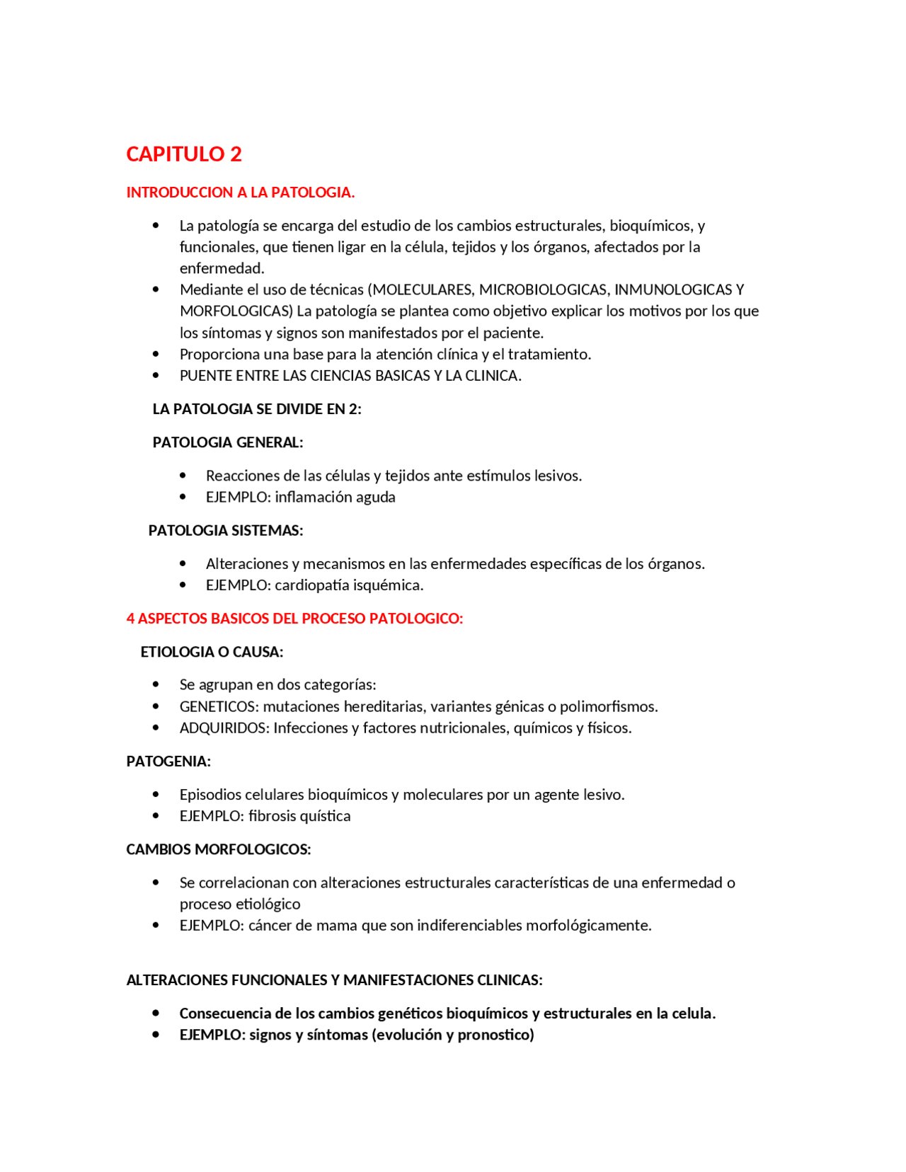 Patologia General Y De Sistema Docsity