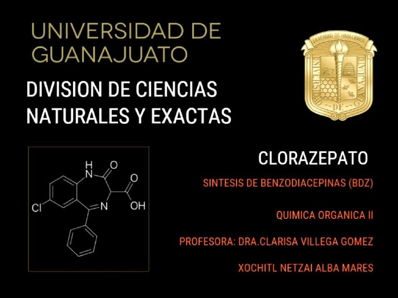 Infografía del Clorazepato - Docsity