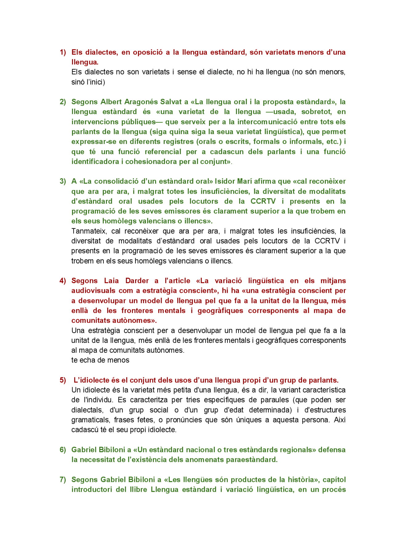Examen Teòric Català Exámenes De Idioma Catalán Docsity