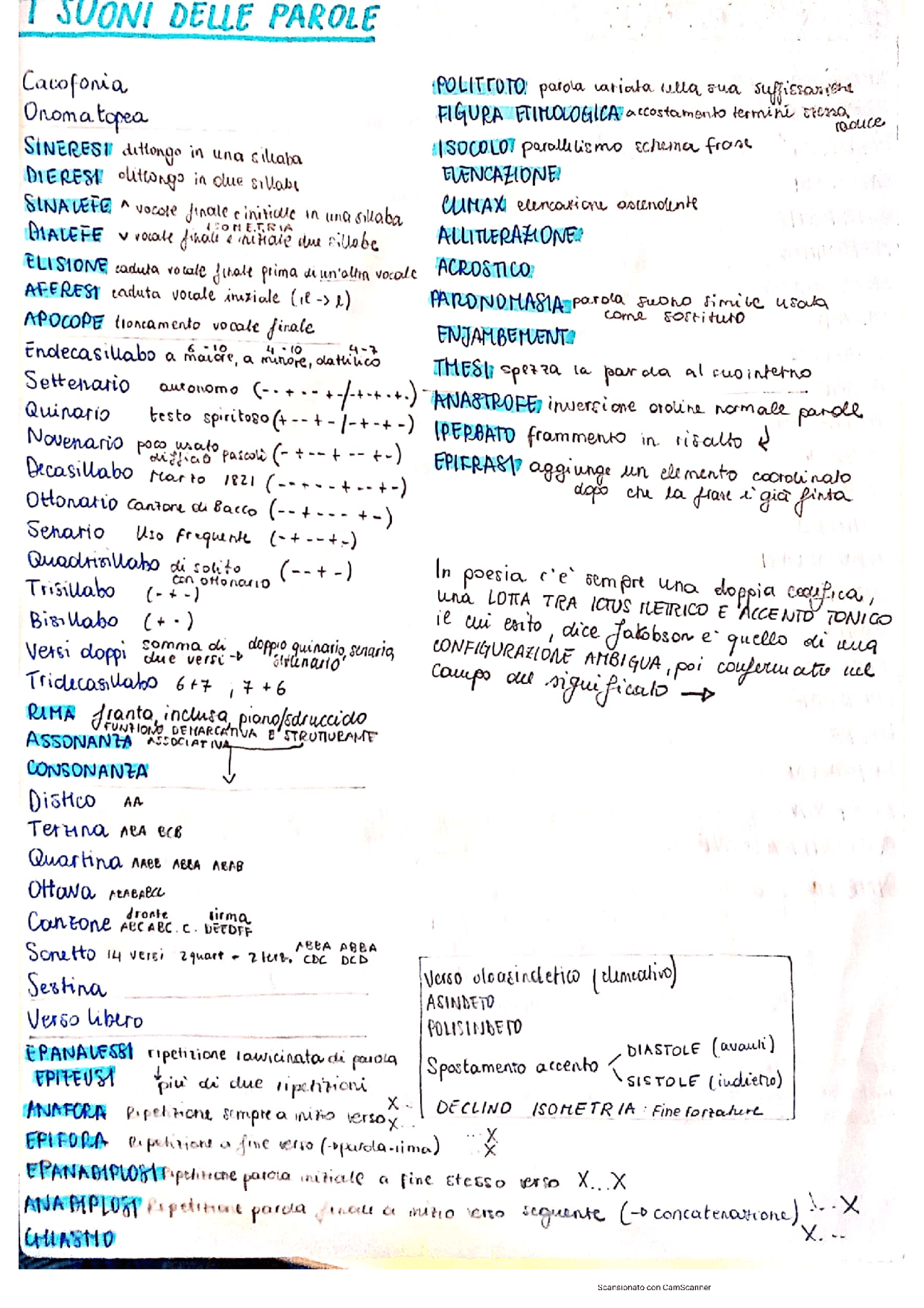 Analisi Del Testo Letterario Schema Docsity