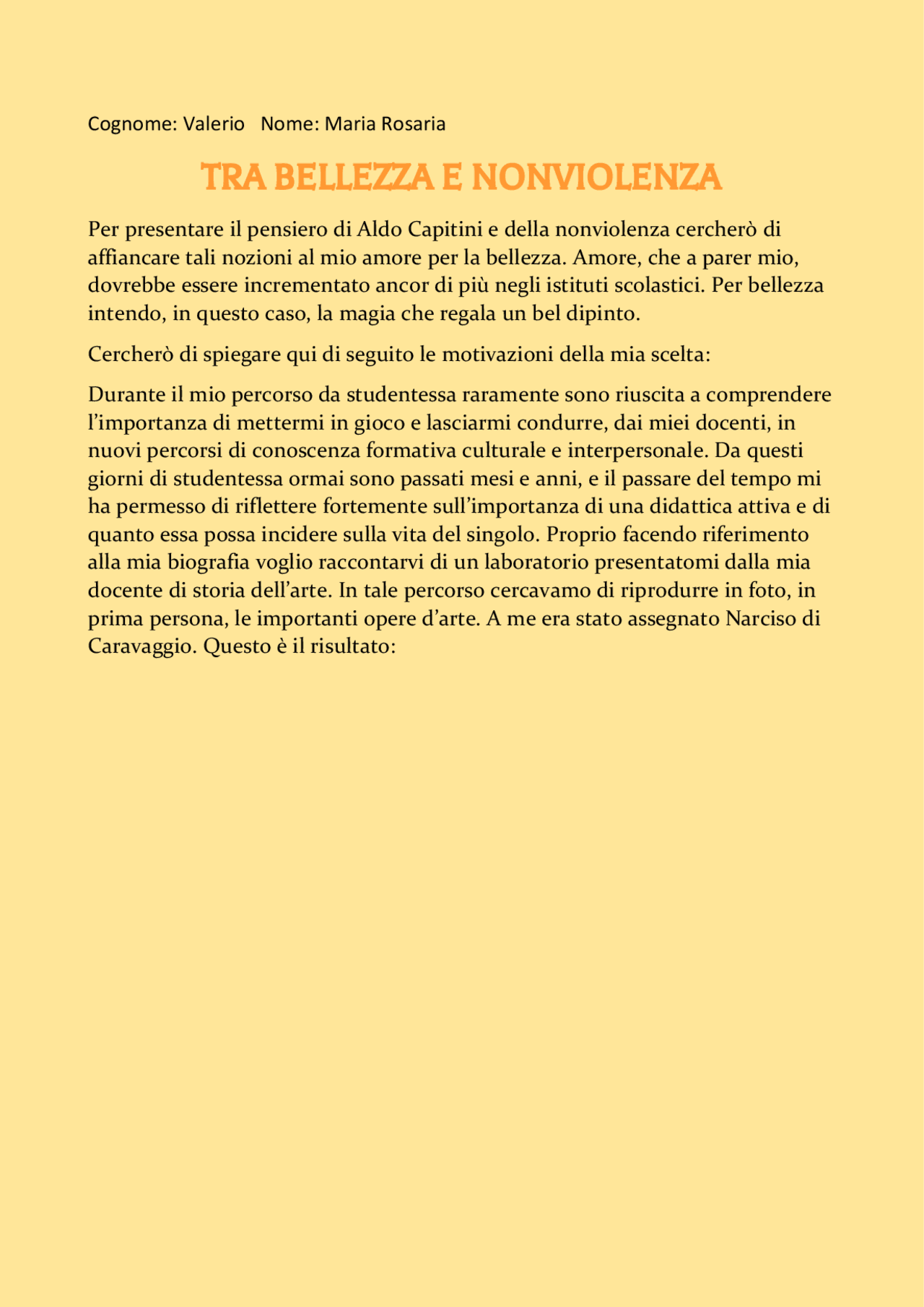 Il Pensiero Di Capitini E La Non Violenza Docsity