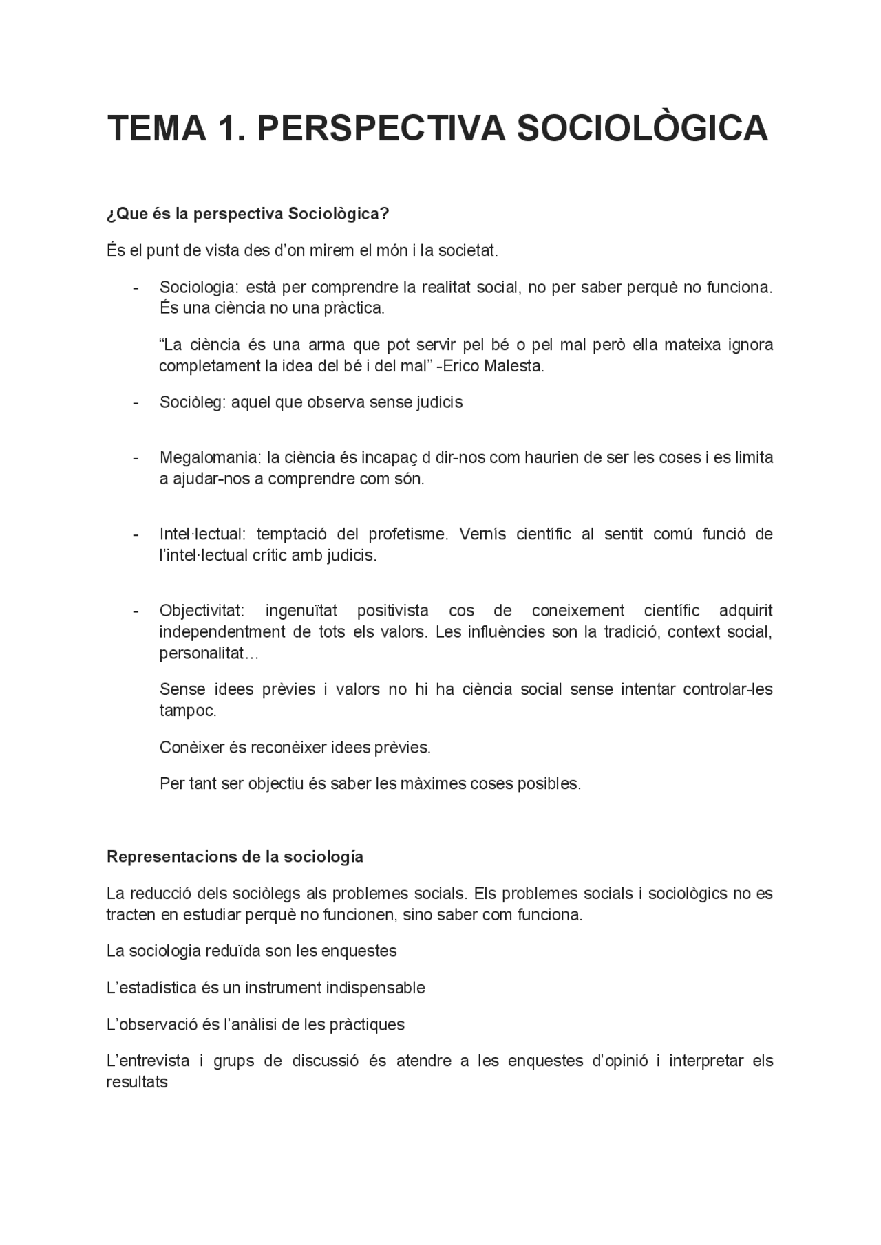 Apuntes De Sociologia Docsity