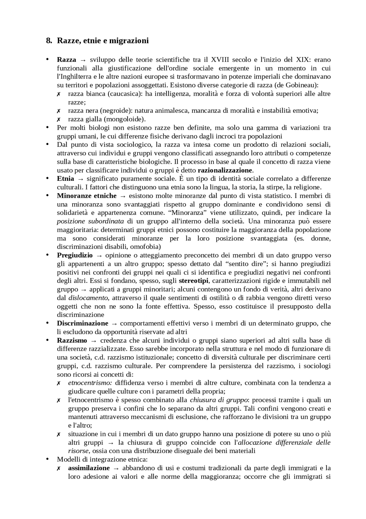 Manuale Di Sociologia Docsity