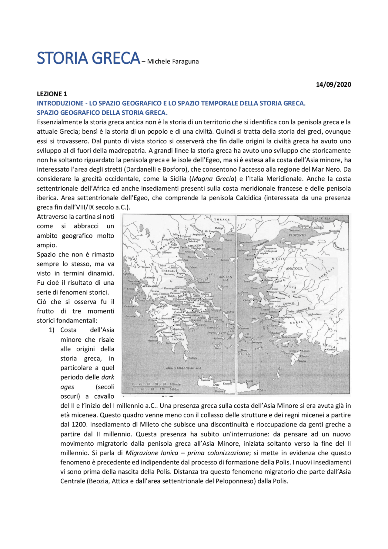 Appunti Di Storia Greca Docsity