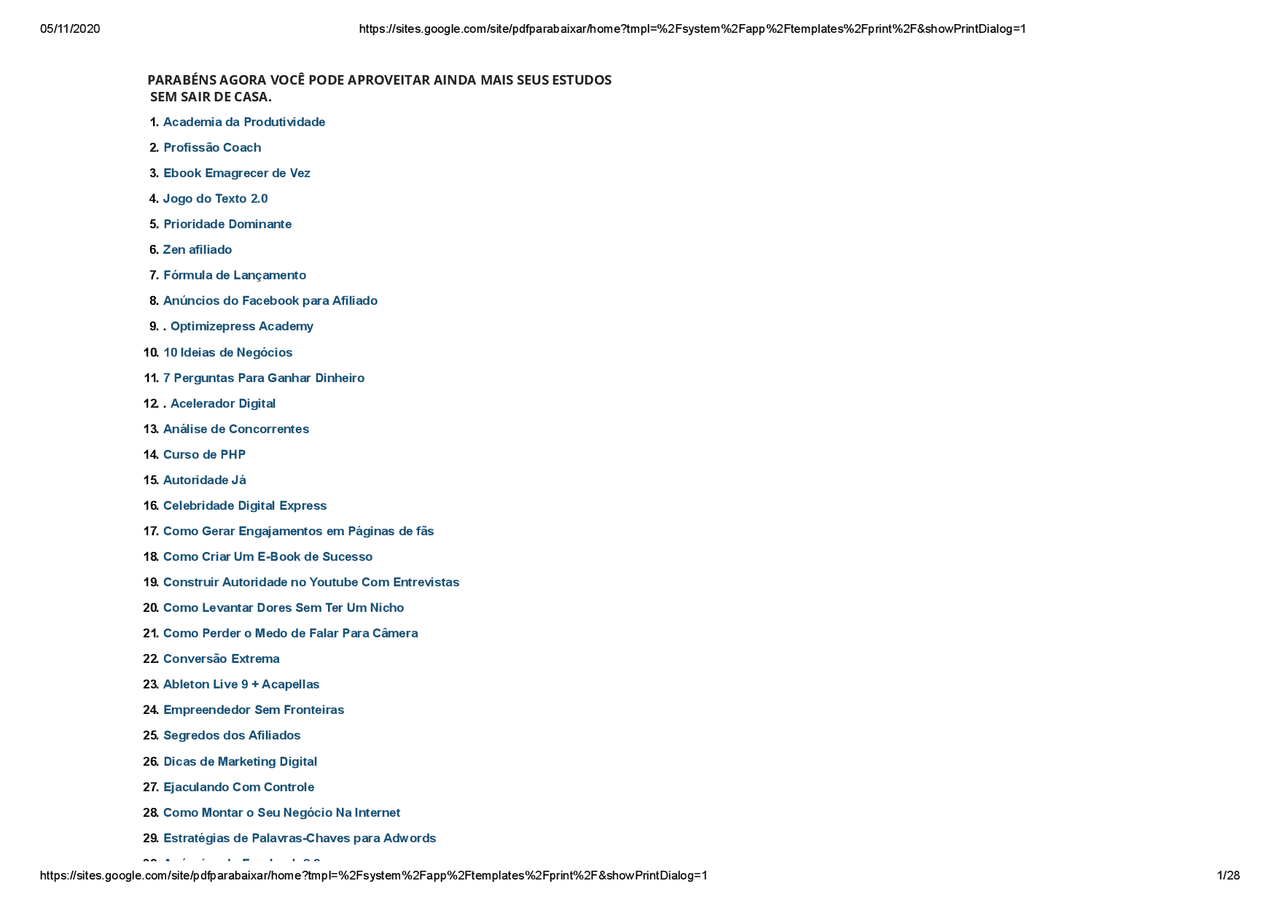 100 Cursos Variados Docsity