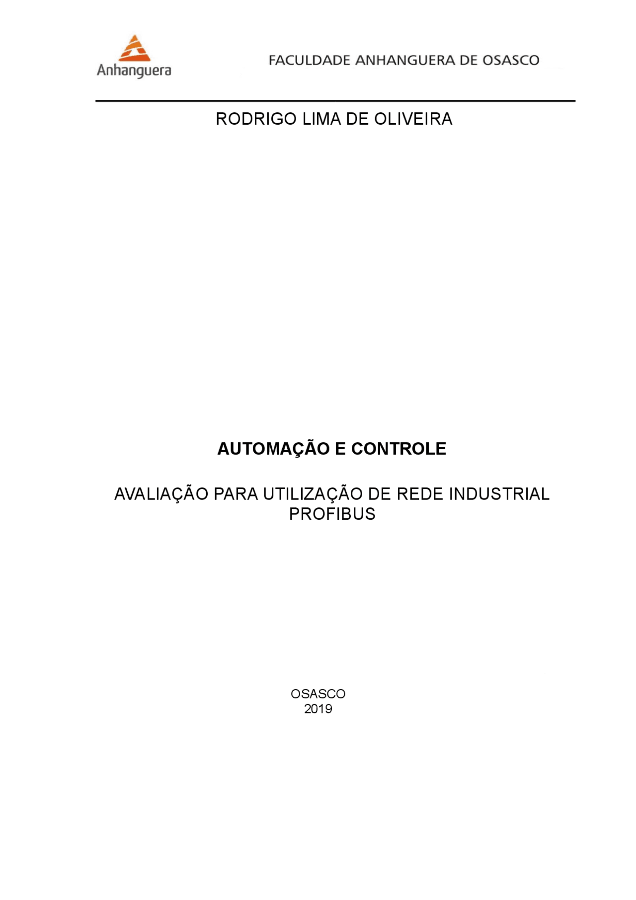 Tcc Eng AutomaÇÃo E Controle Docsity
