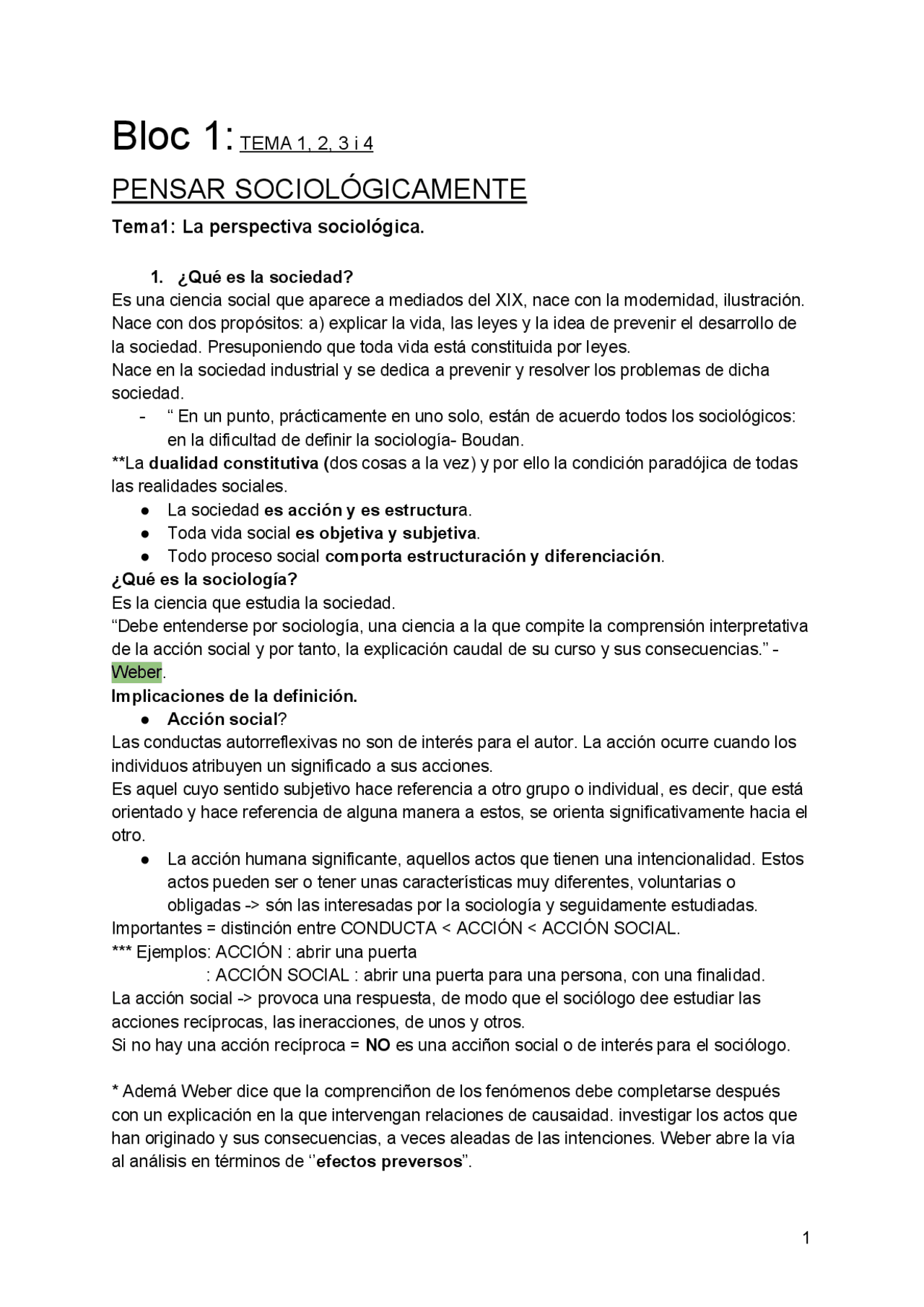 Apuntes De Sociología Docsity
