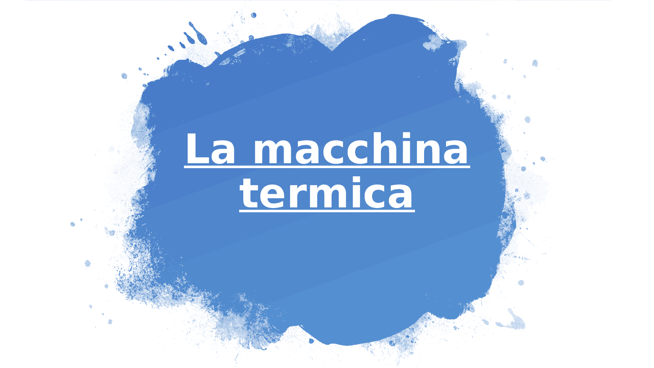 La Macchina Termica Docsity