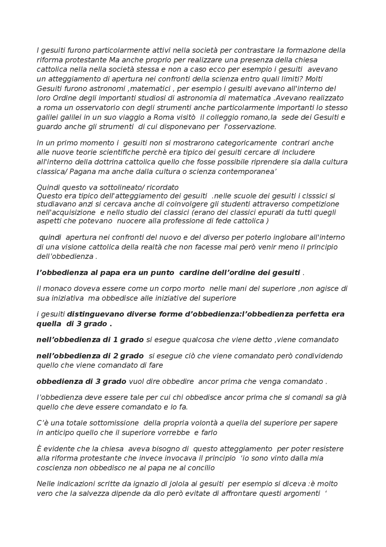 Gesuiti Appunti Storia Appunti Di Storia Docsity