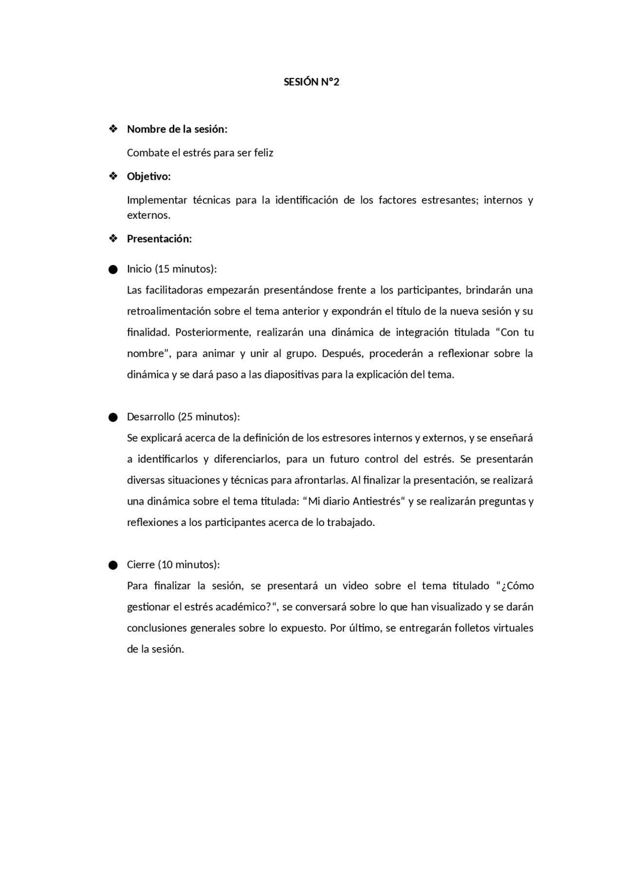 PROGRAMA DE RESPONSABILIDAD SOCIAL - Docsity