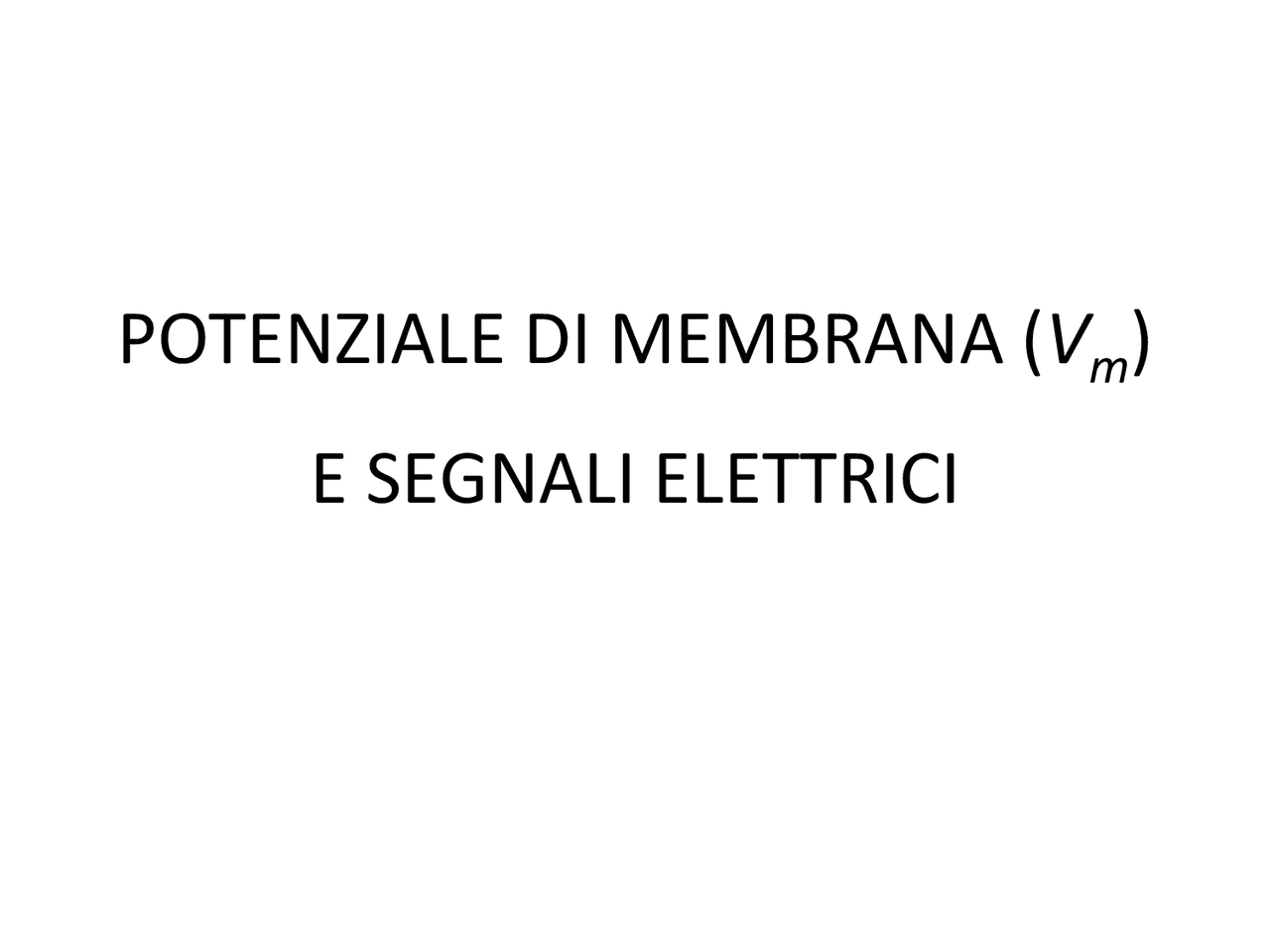 Potenziale Di Membrana Docsity