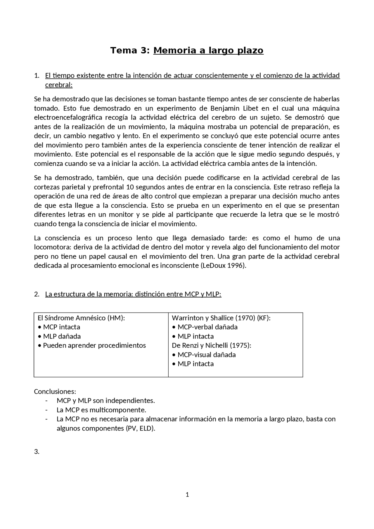 El legado del paciente HM: los múltiples sistemas de memoria | Apuntes ...
