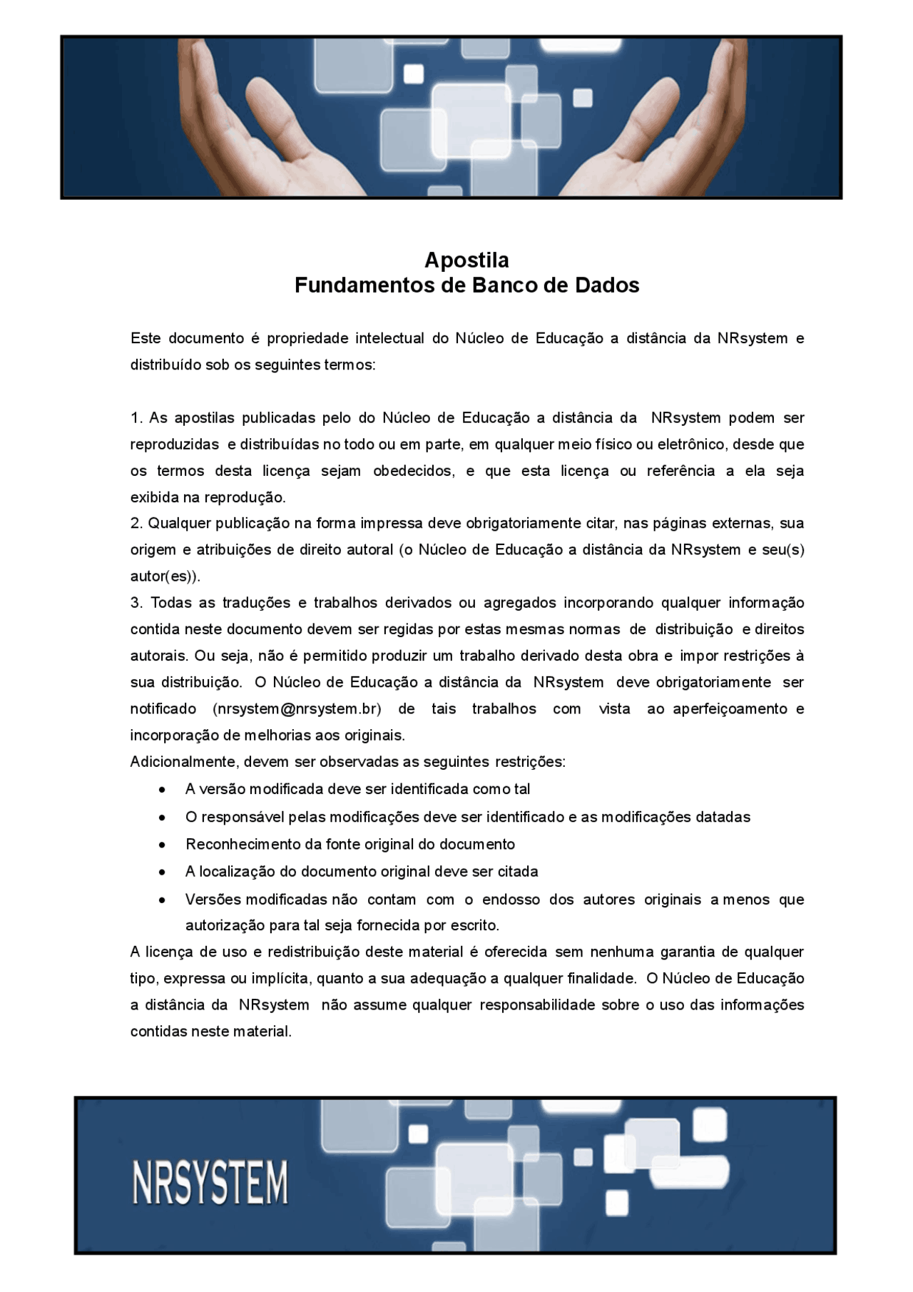 Fundamentos Em Banco De Dados Docsity