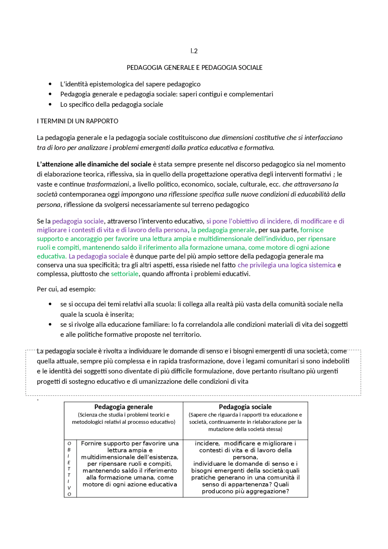 Modulo 1 E 2 Introduzione Pedagogia Sociale Striano Docsity