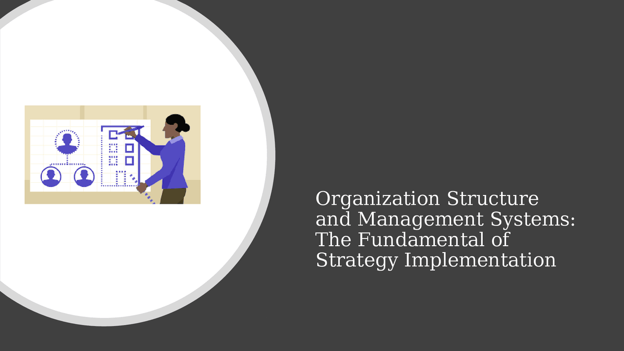 Organization Structure And Management Systems The Fundamental Of Strategy Implementation Docsity