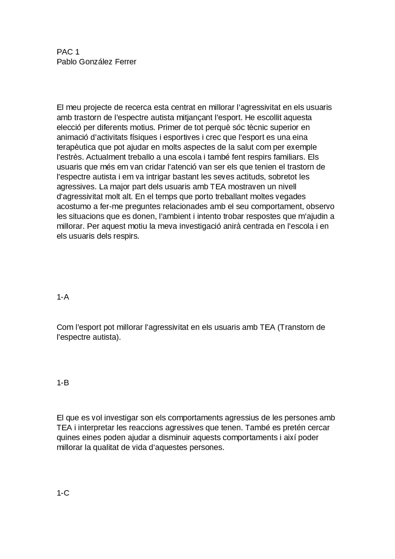 Metodes I Tecniques Pac 1 Docsity