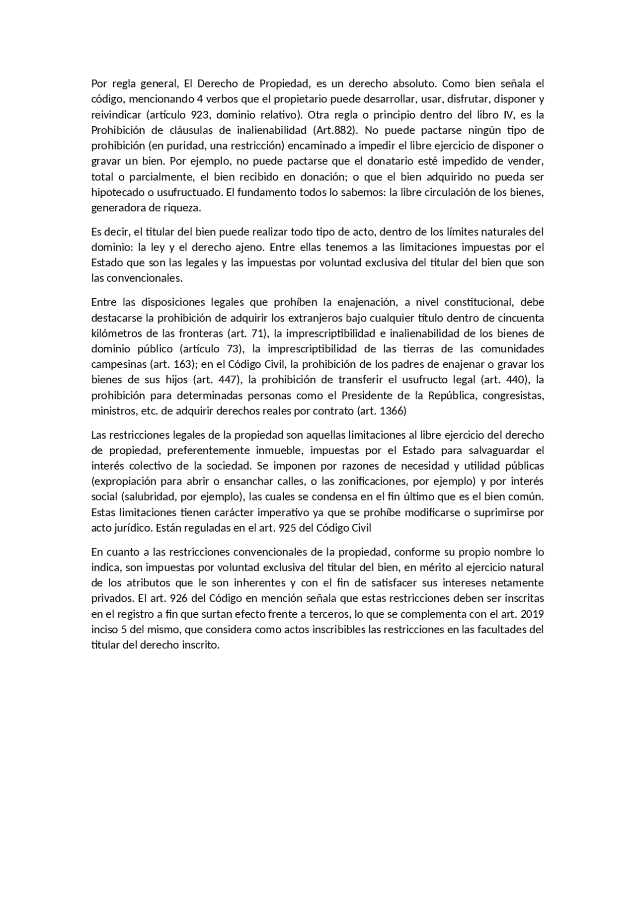 Reglas de la inalienabilidad | Guías, Proyectos, Investigaciones de ...