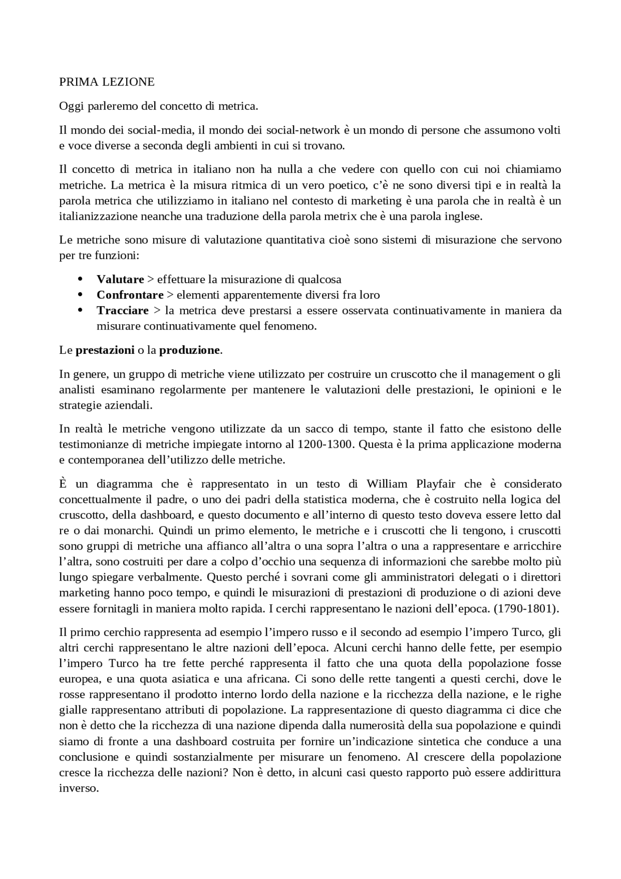 Appunti Del Workshop Di Web Analytics Docsity