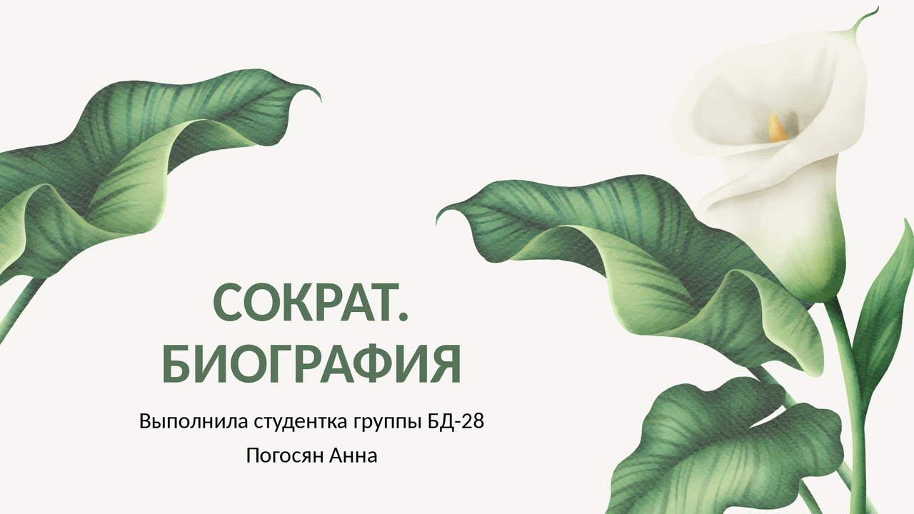 Биография Сократа Философия Docsity