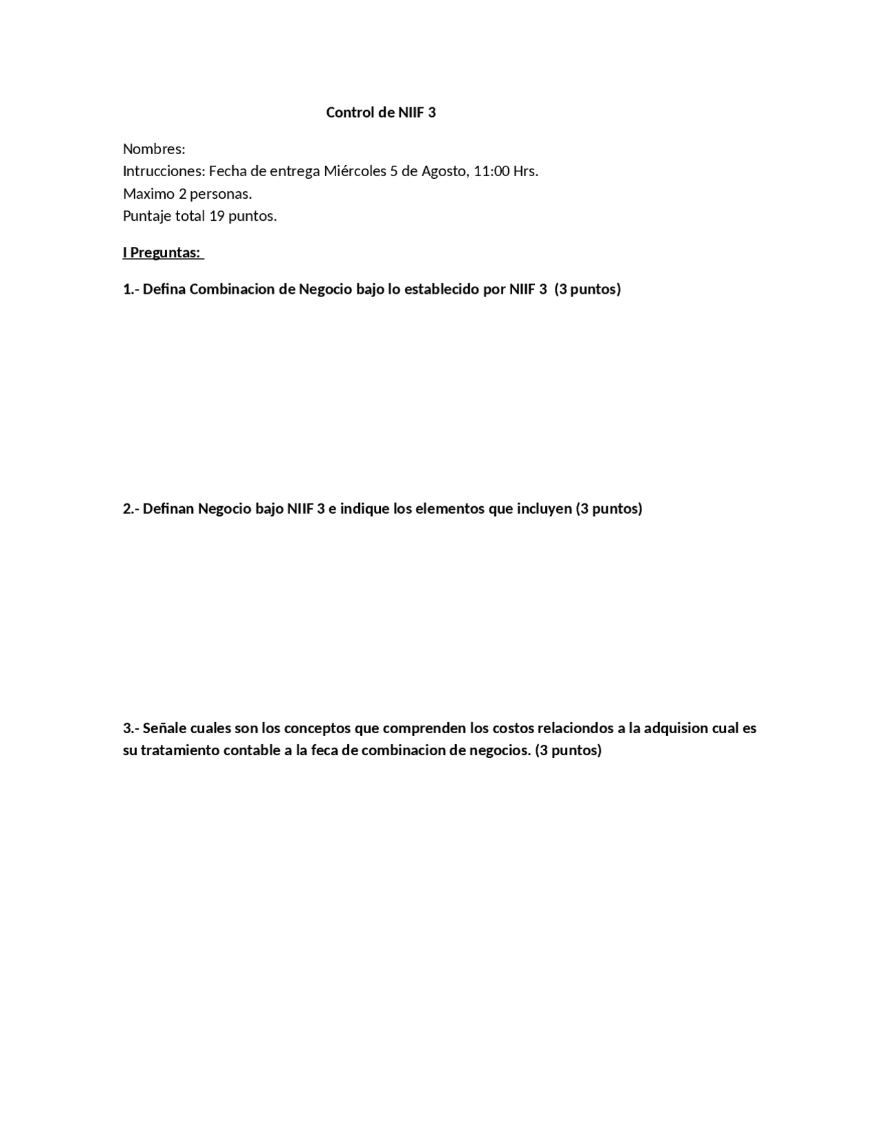 Control De Niif Notes De Macroéconomie Docsity