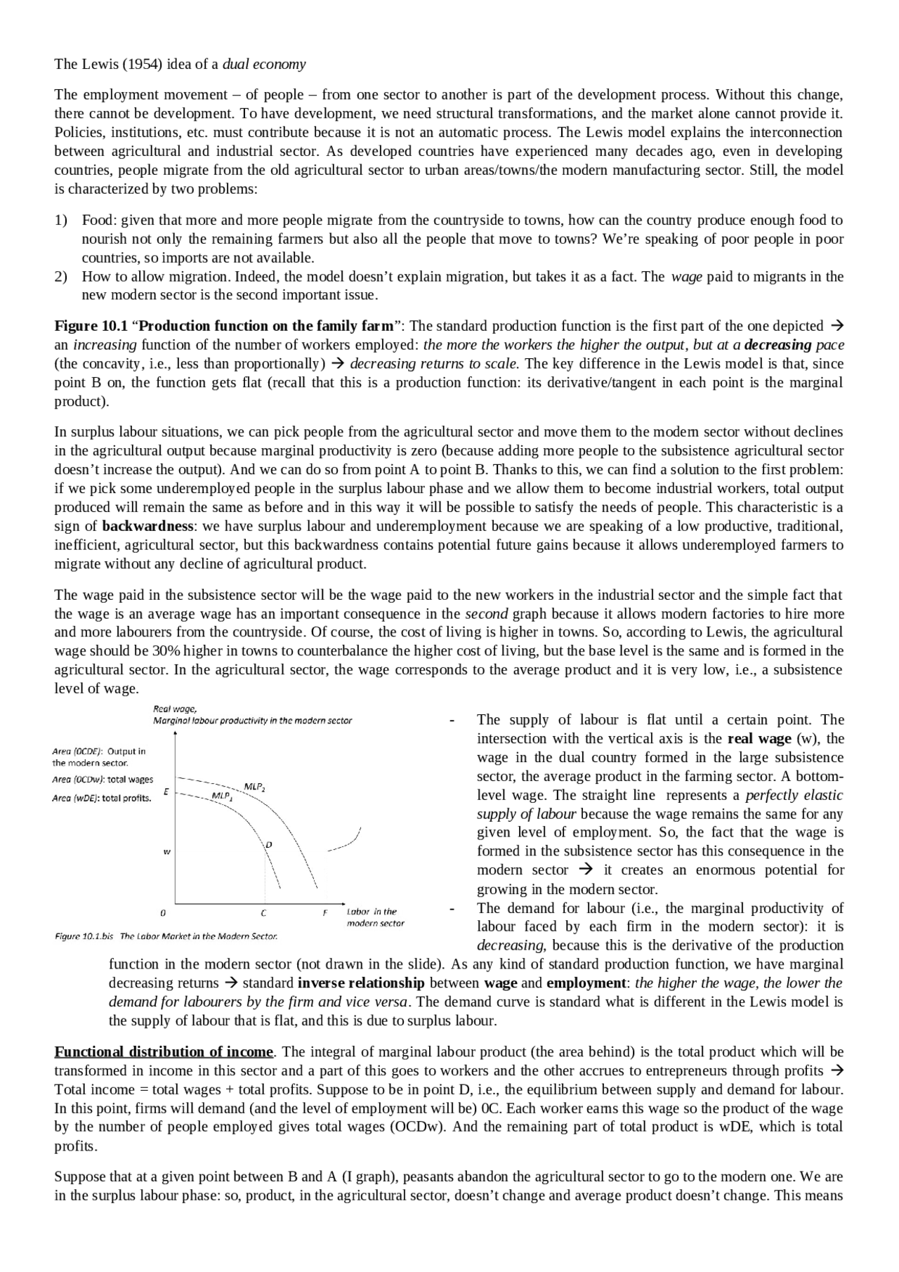 The LEWIS MODEL with graphs - Docsity