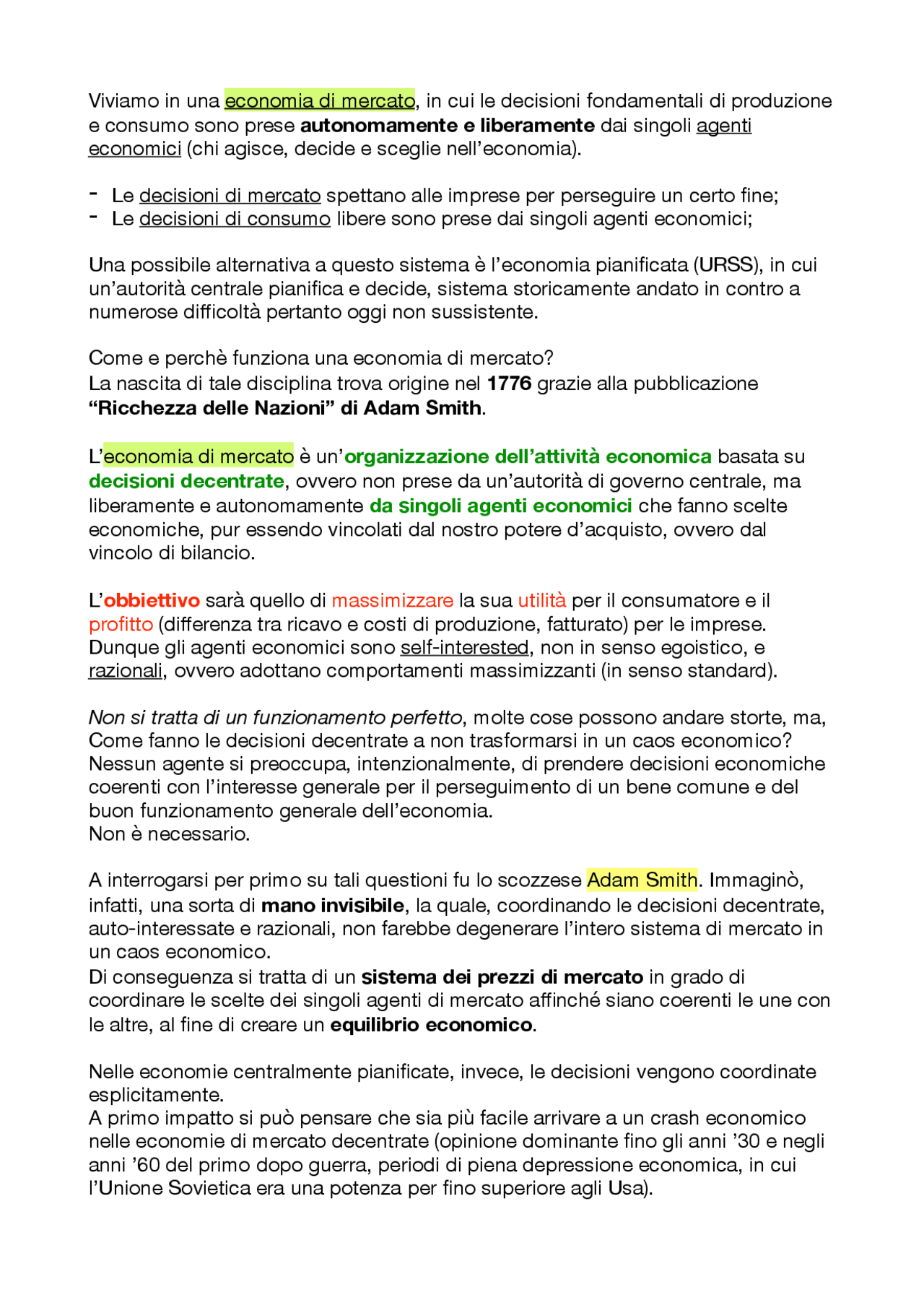 Appunti Integrati Di Macro Economia Docsity