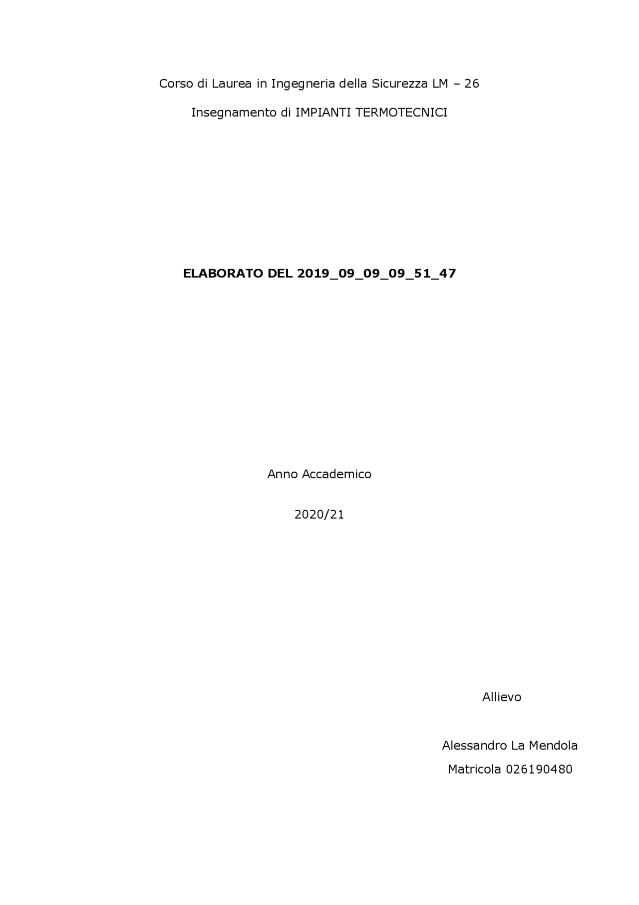 Elaborato Di Impianti Termotecnici Lm 26 Prof Iodice Aa2020 21