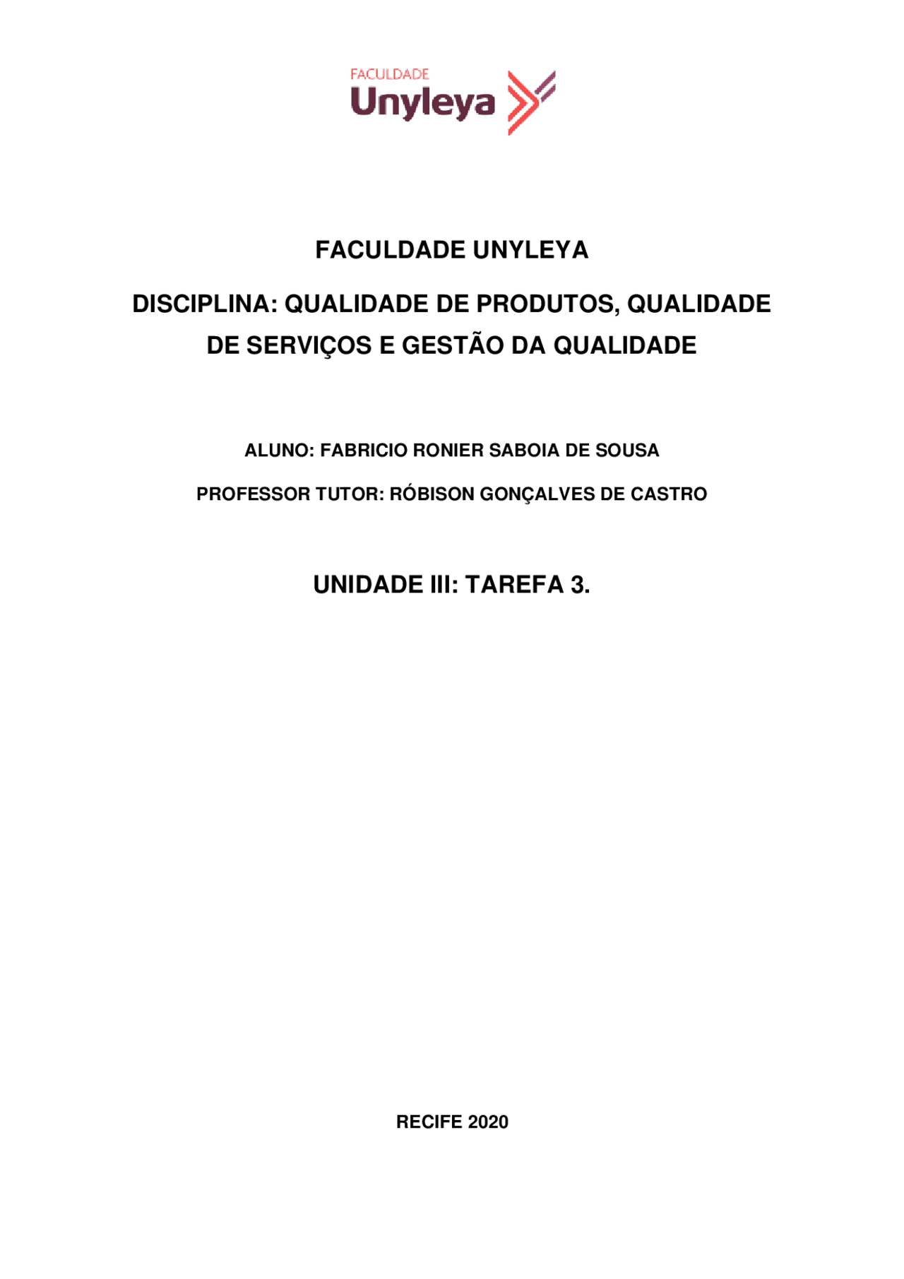 Mba Em GestÃo Da Qualidade Docsity