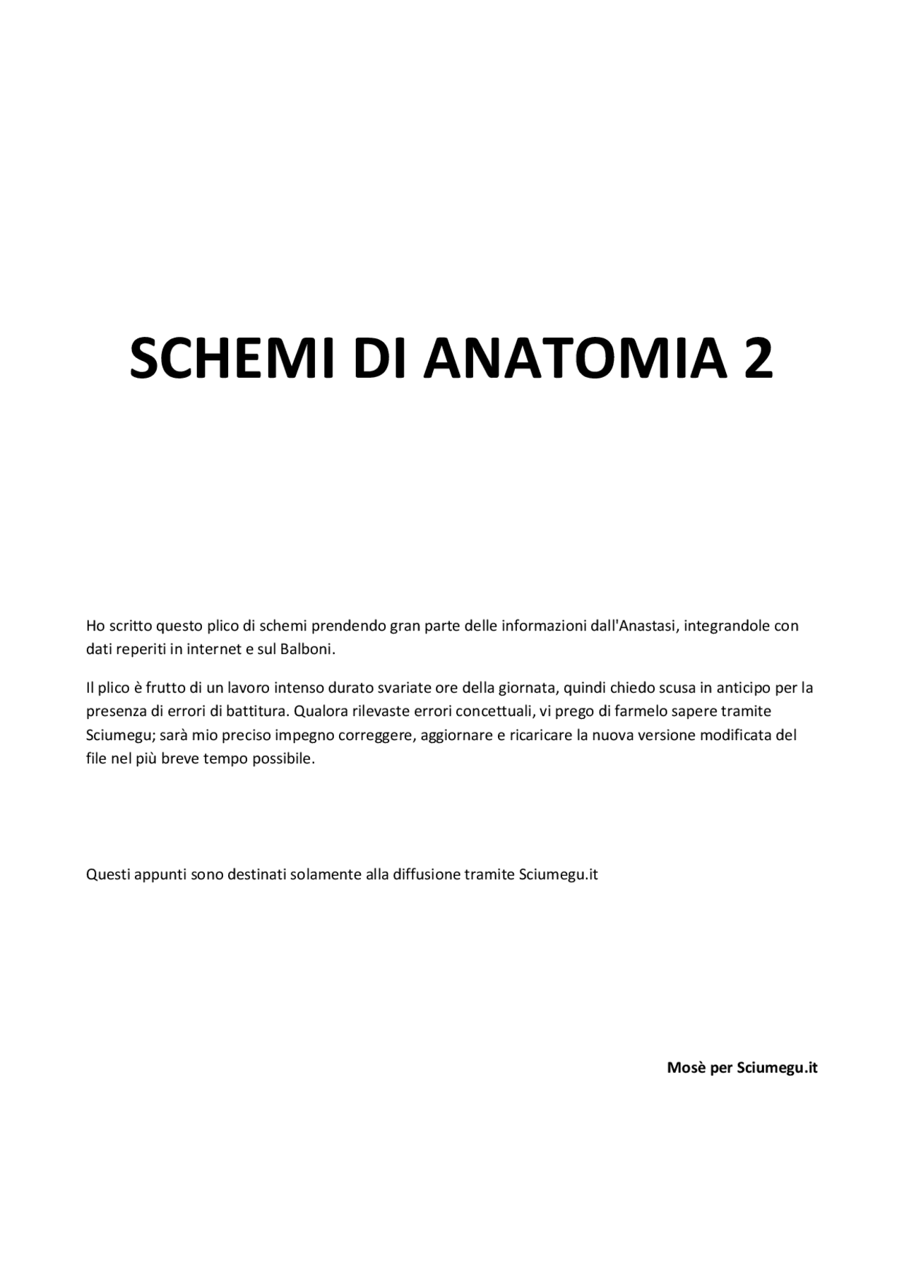 Schemi Neuroanatomia Docsity
