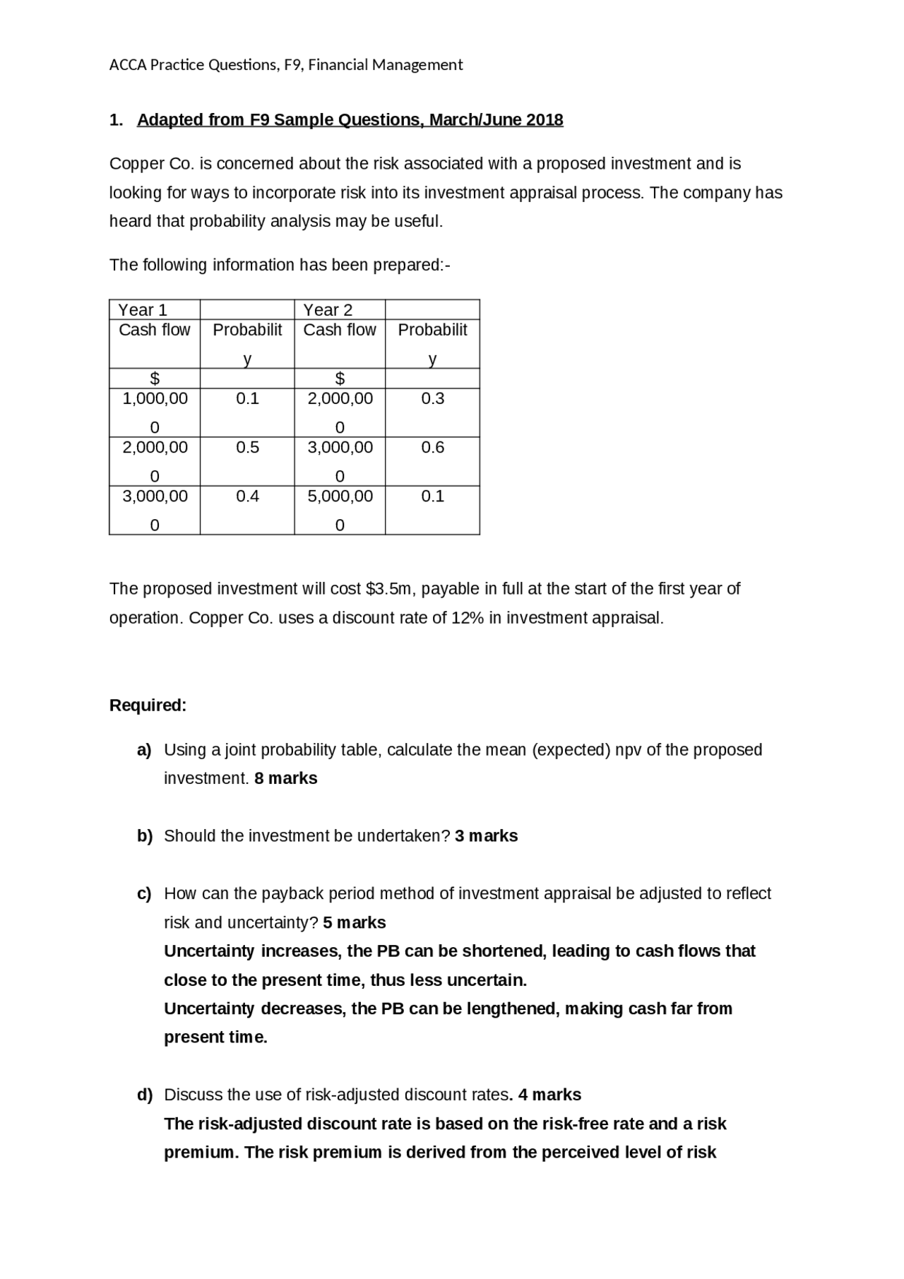BUSINESS NAME CALCULATION QUESTION - Docsity