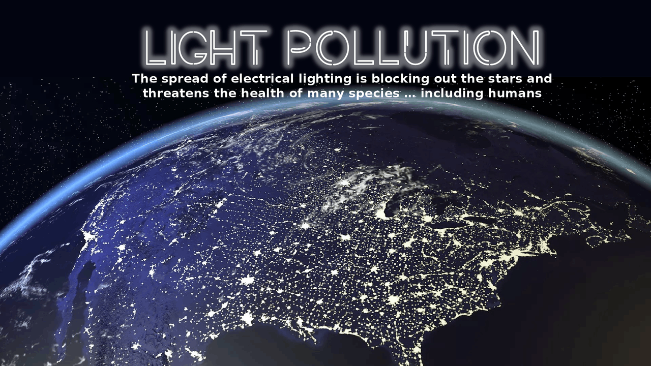 Presentazione approfondimento in inglese su light pollution - Docsity