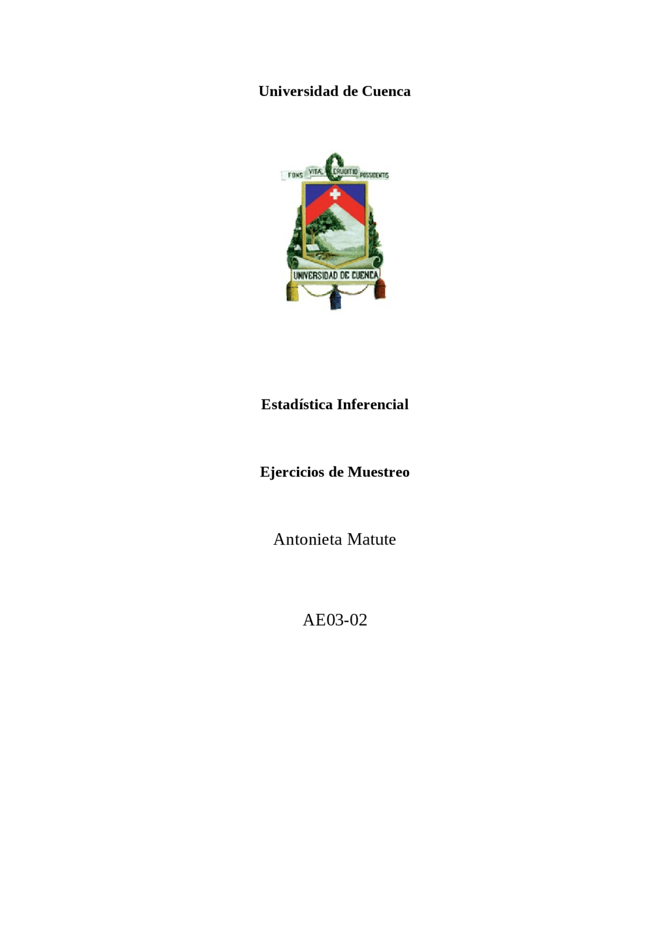 Ejercicios De Muestreo De Estadsitica Aplicada A Negocios Ejercicios