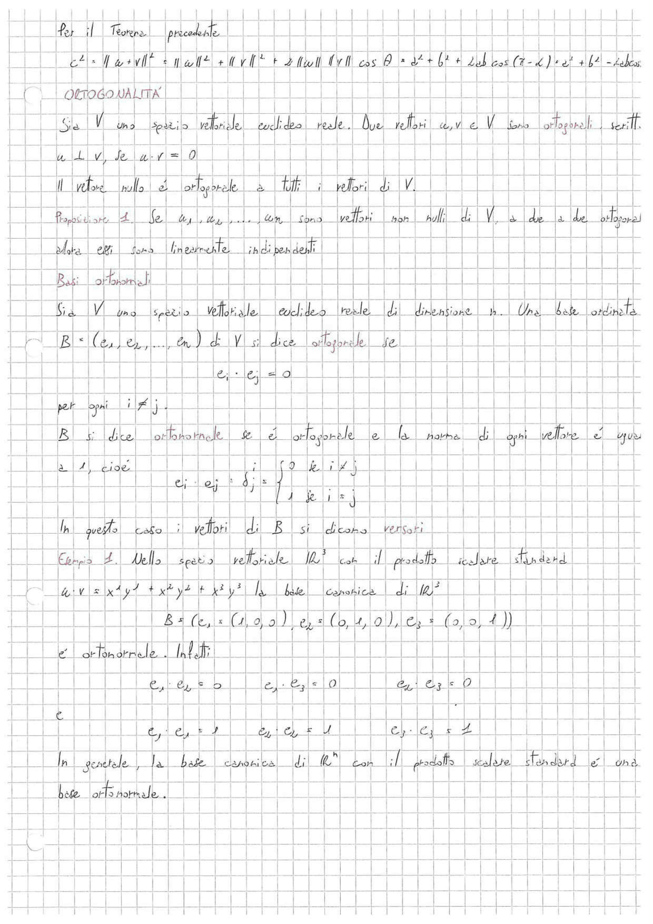 03 Geometria E Algebra Lineare Docsity