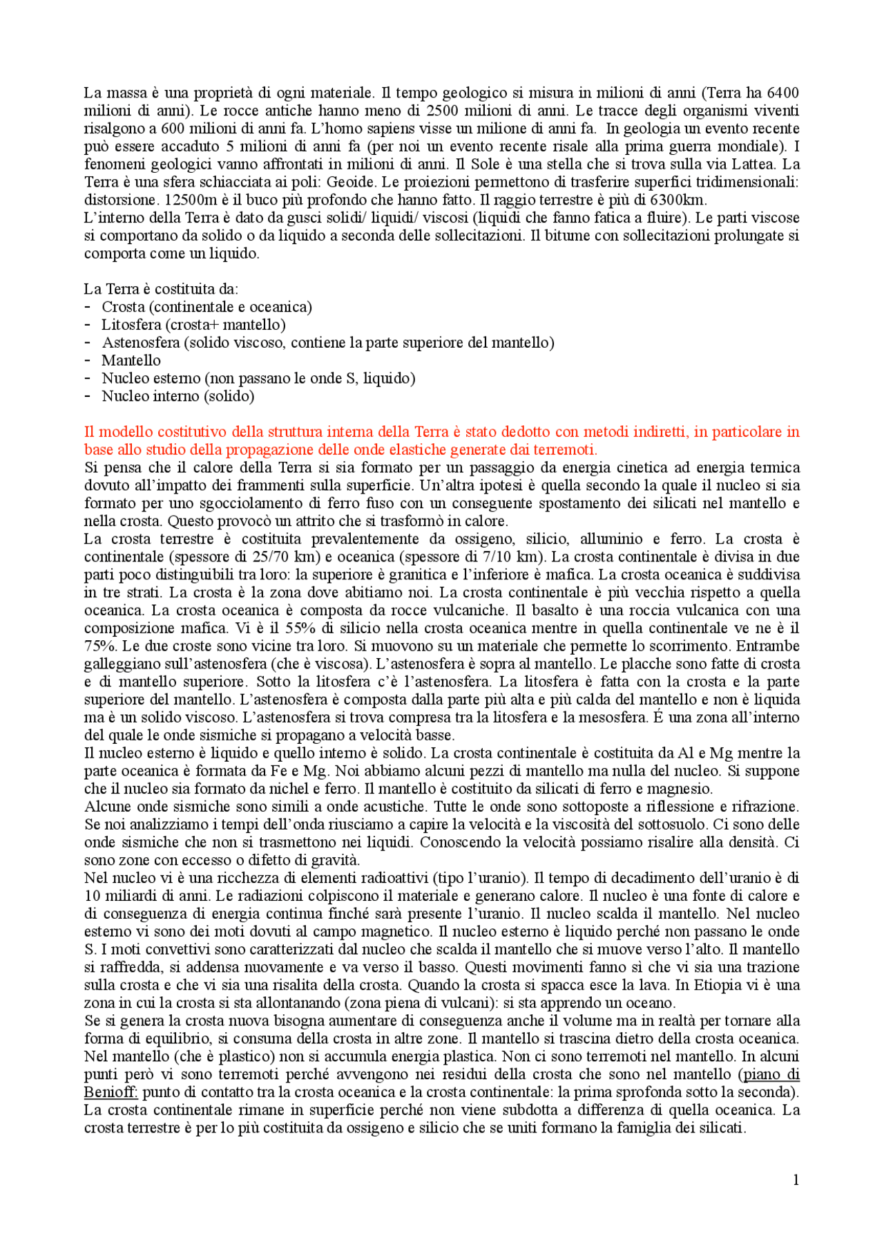 Geologia Applicata Di Ingegneria Edile Docsity
