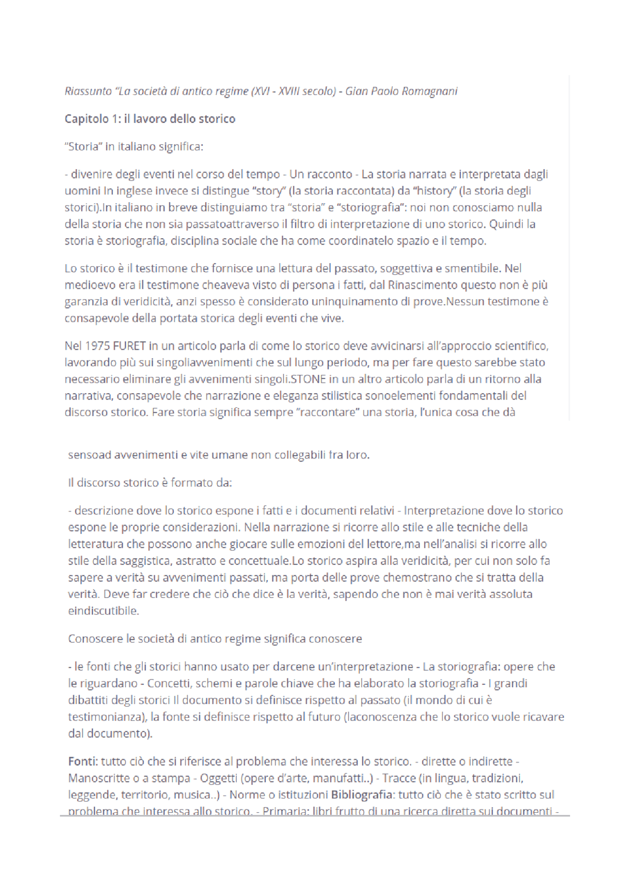 La Società Di Antico Regime Docsity